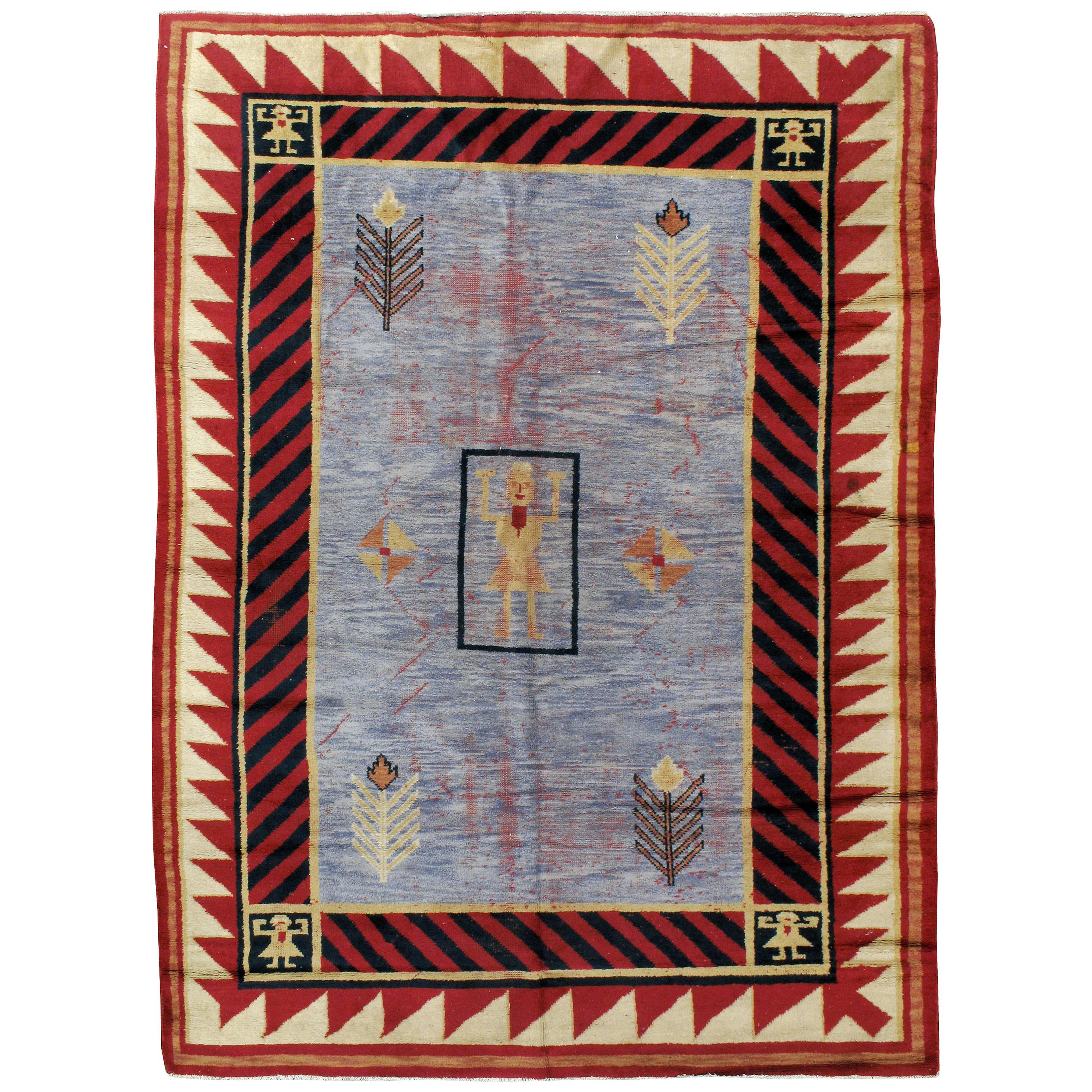 Vintage Indian Rug For Sale at 1stDibs