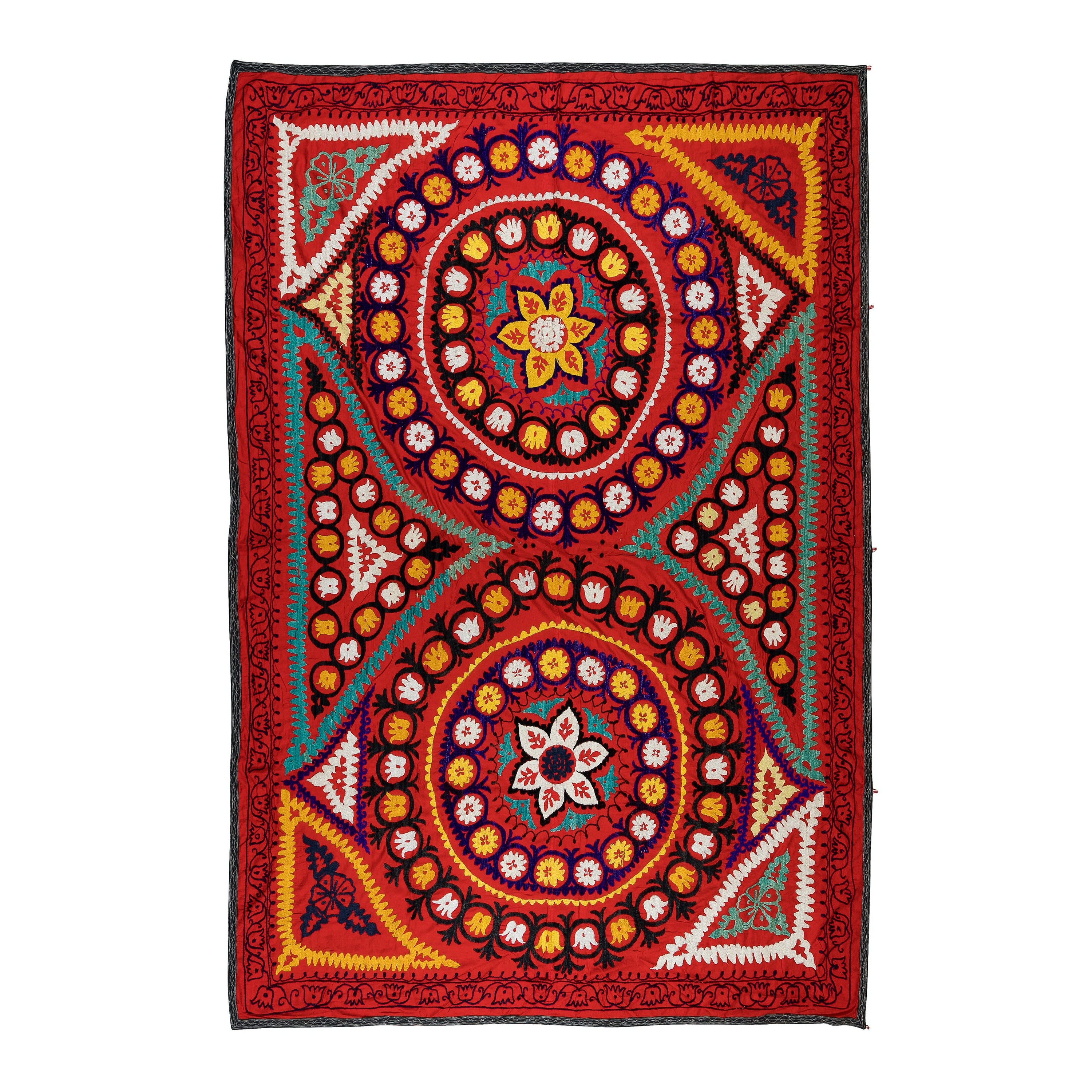 Mughal Style Metal Threaded Tapestry Framed from Rajasthan, India For ...