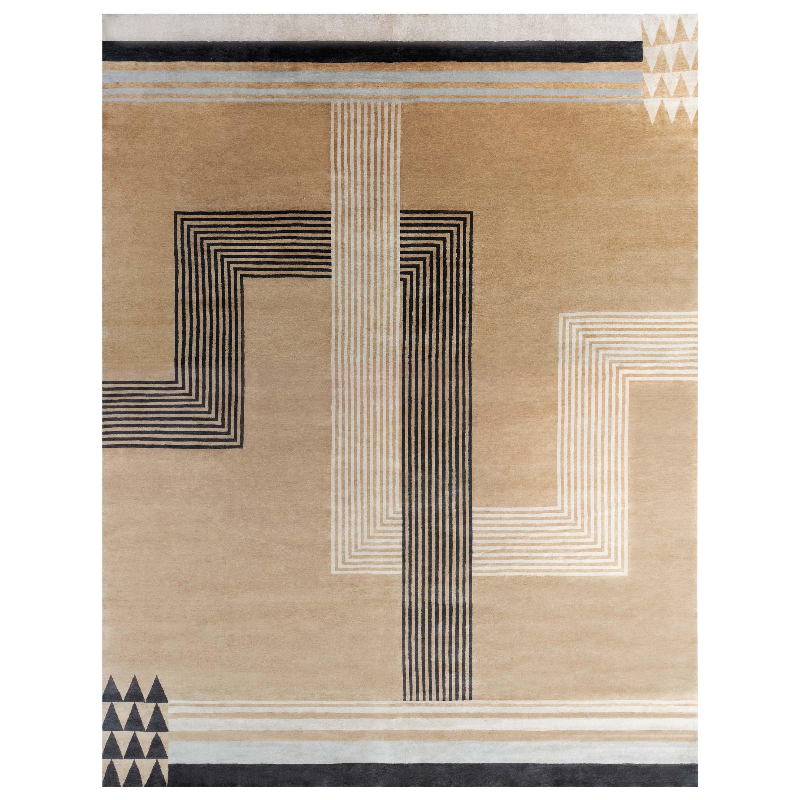 Modern Art Deco Rug by Doris Leslie Blau For Sale at 1stDibs