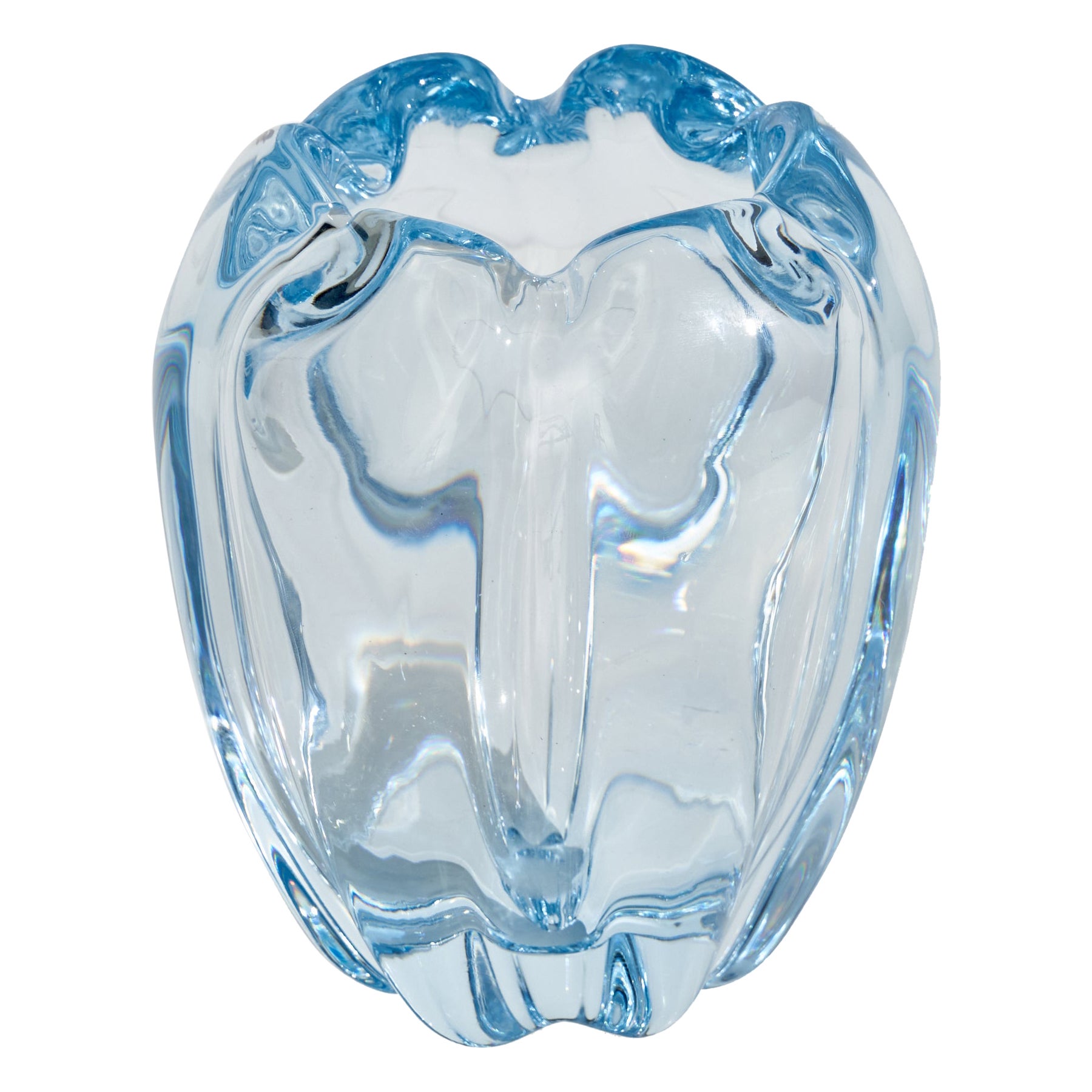 Edvin Öhrström, Vase, Glass, Sweden, 1940s For Sale at 1stDibs