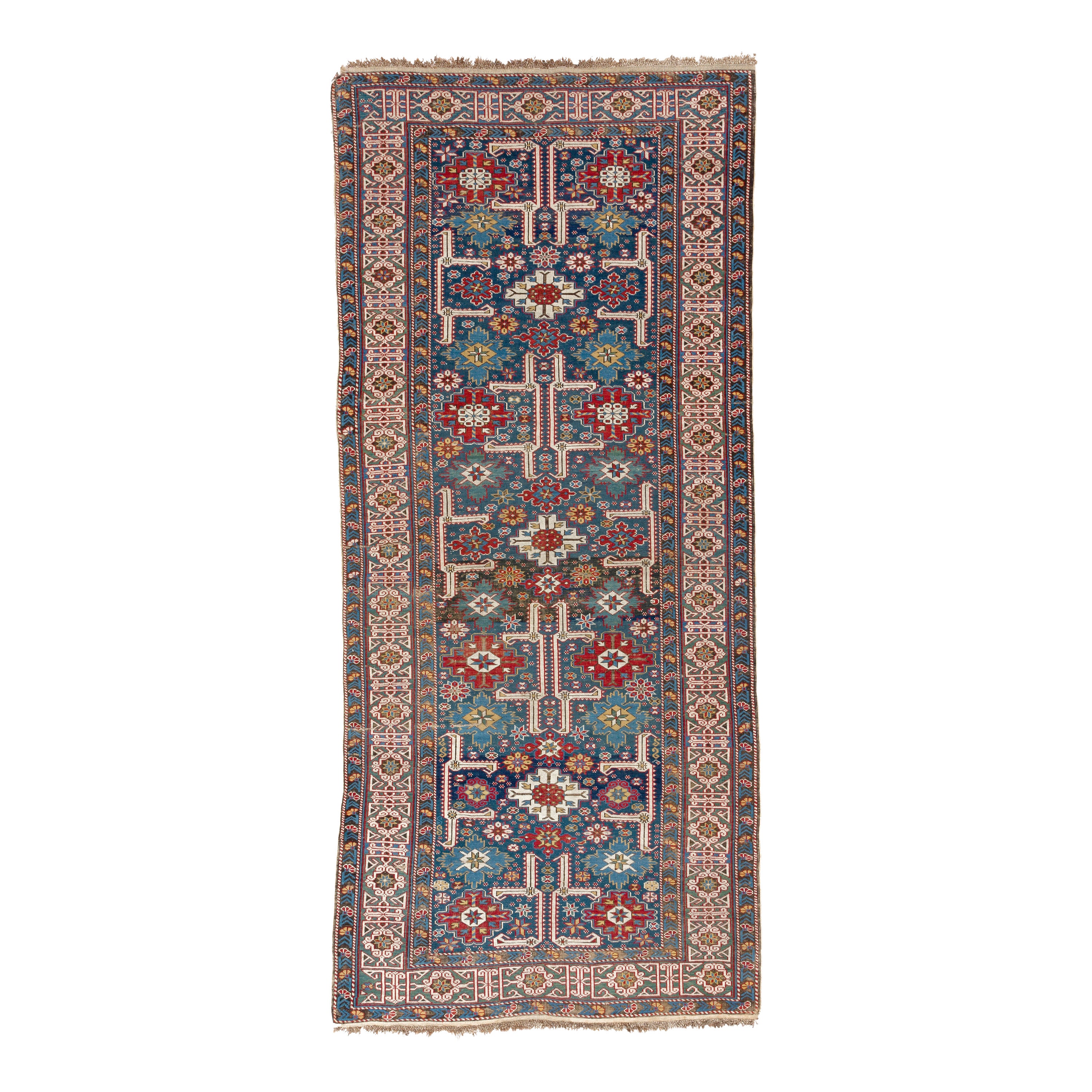 4x9 Ft Antique Caucasian Kuba "Karagashli" Rug. Circa 1875 For Sale at ...