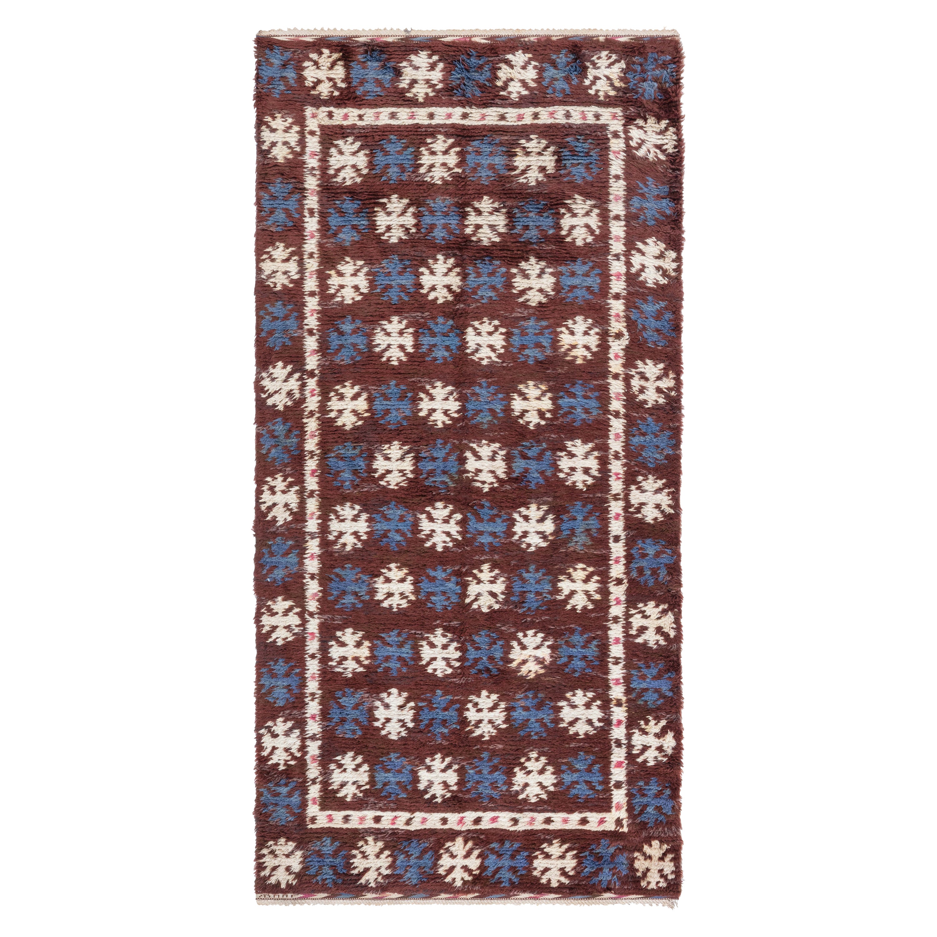 Doris Leslie Blau Swedish Flat Woven Rug by Marta Maas Fjetterstrom For ...