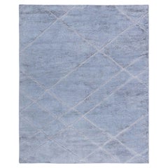 New Contemporary Moroccan Textured High-Low Rug For Sale at 1stDibs