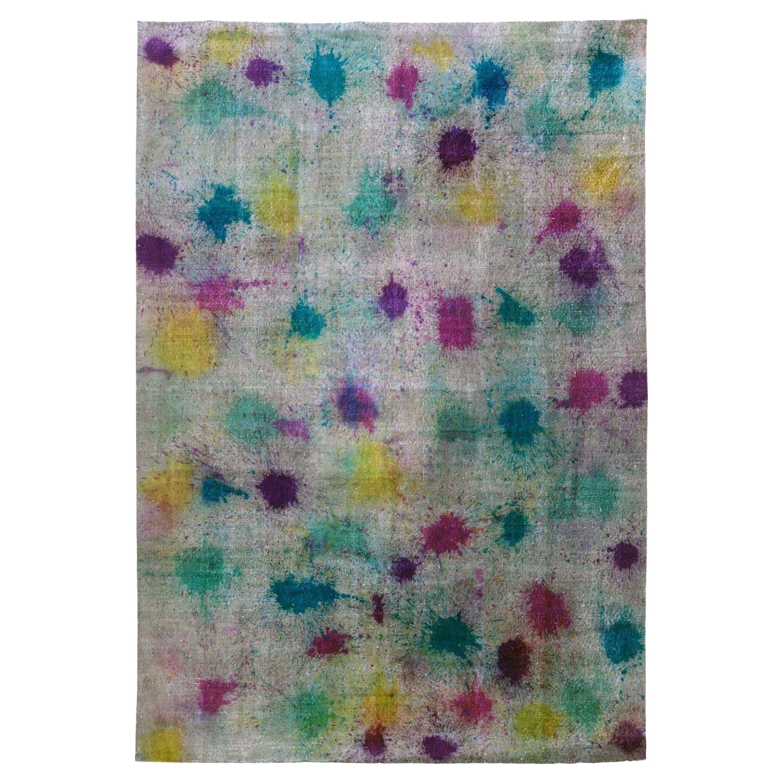 Alhambra Design Beige and Blue Handmade Wool Rug by Doris Leslie Blau ...