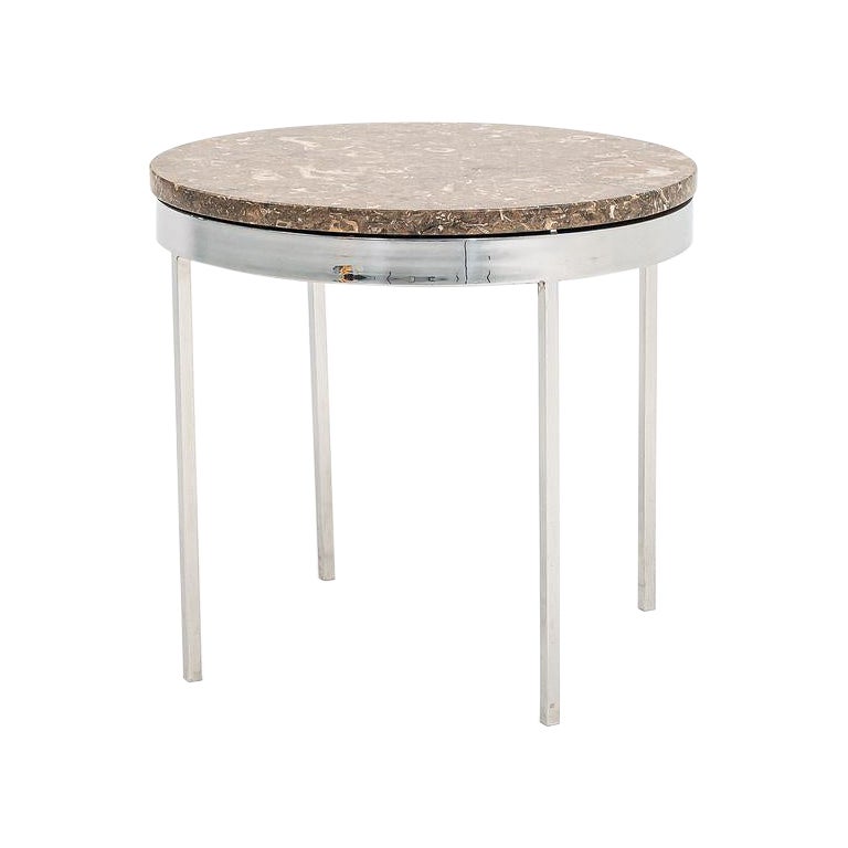 1960s Davis Allen and Gordon Bunshaft SOM Designs Side Table Stainless ...