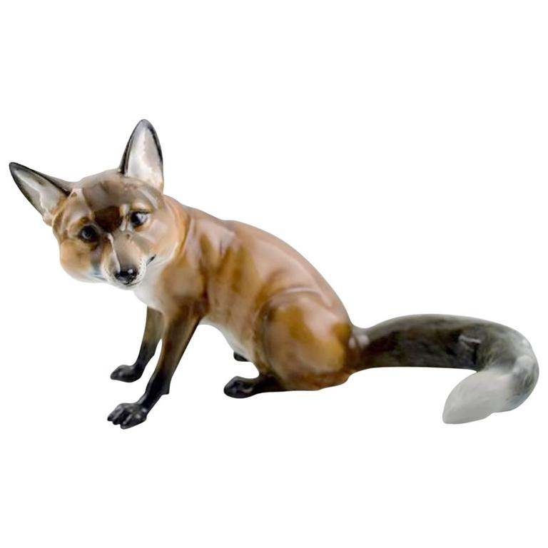 Vintage Art Deco Rosenthal Sitting Fox Porcelain Figurine at 1stDibs ...