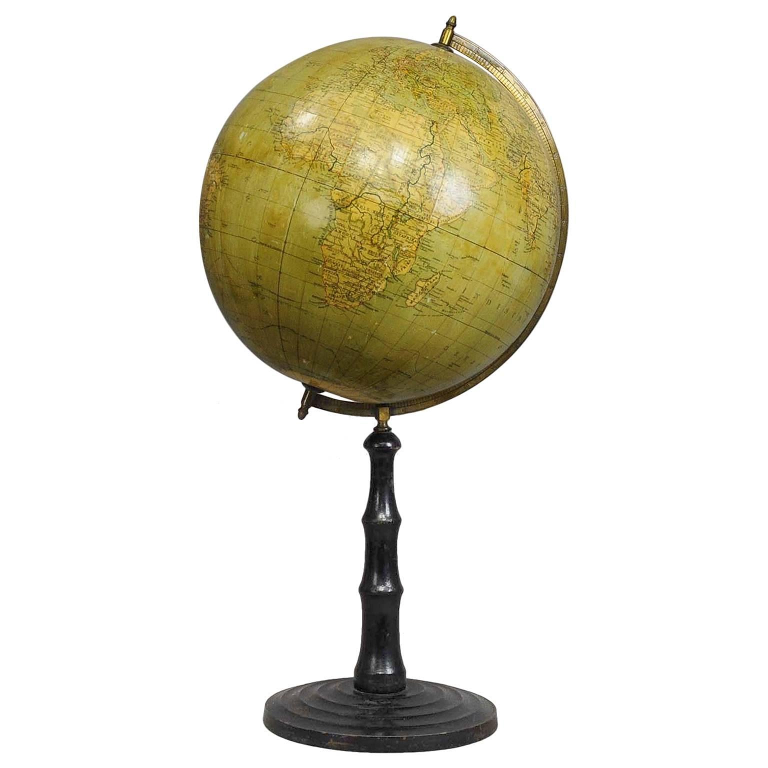 Antique Raeth Earth Globe, circa 1900 at 1stDibs