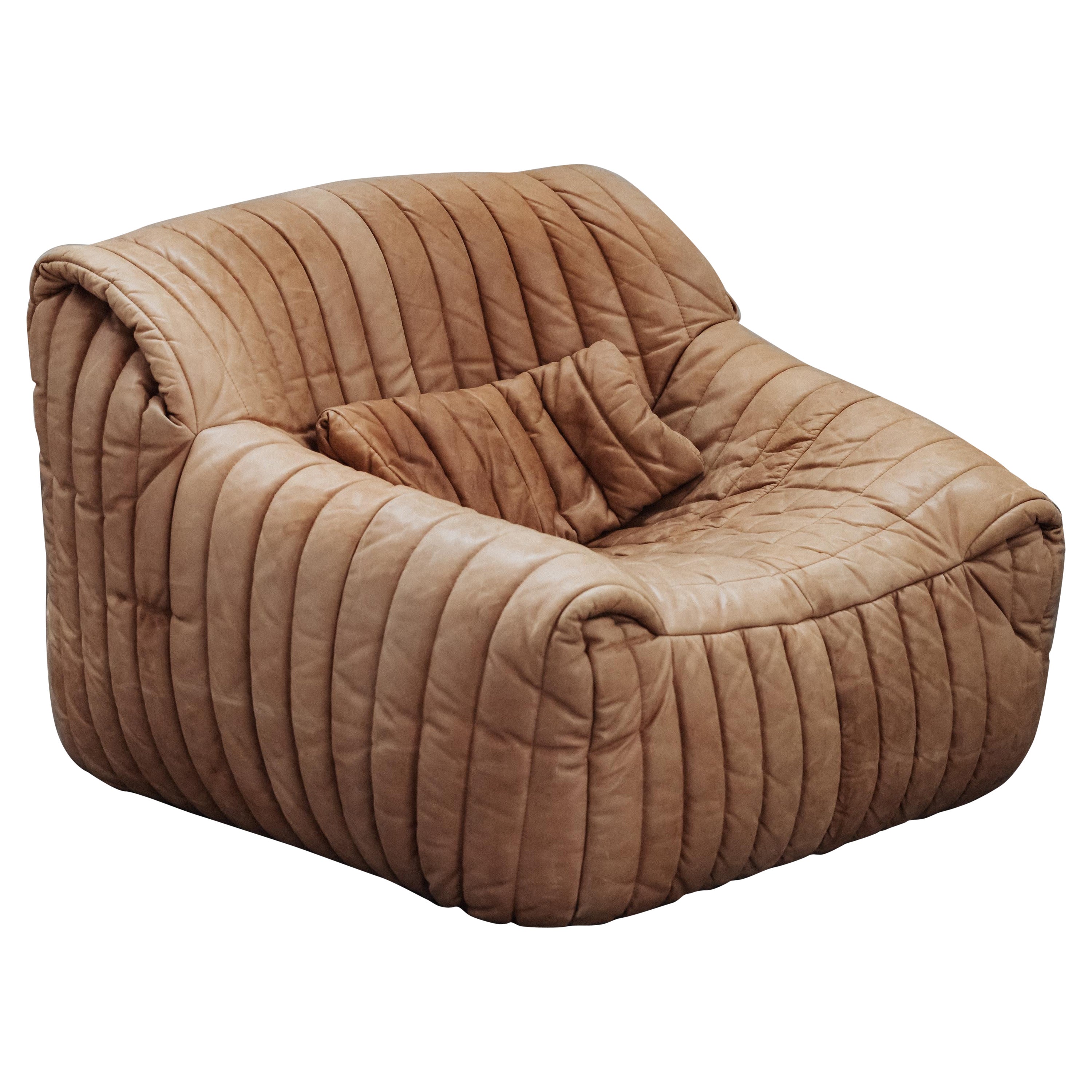 Vintage Ligne Roset "Cinna" Lounge Chair From France, Circa 1970 For ...