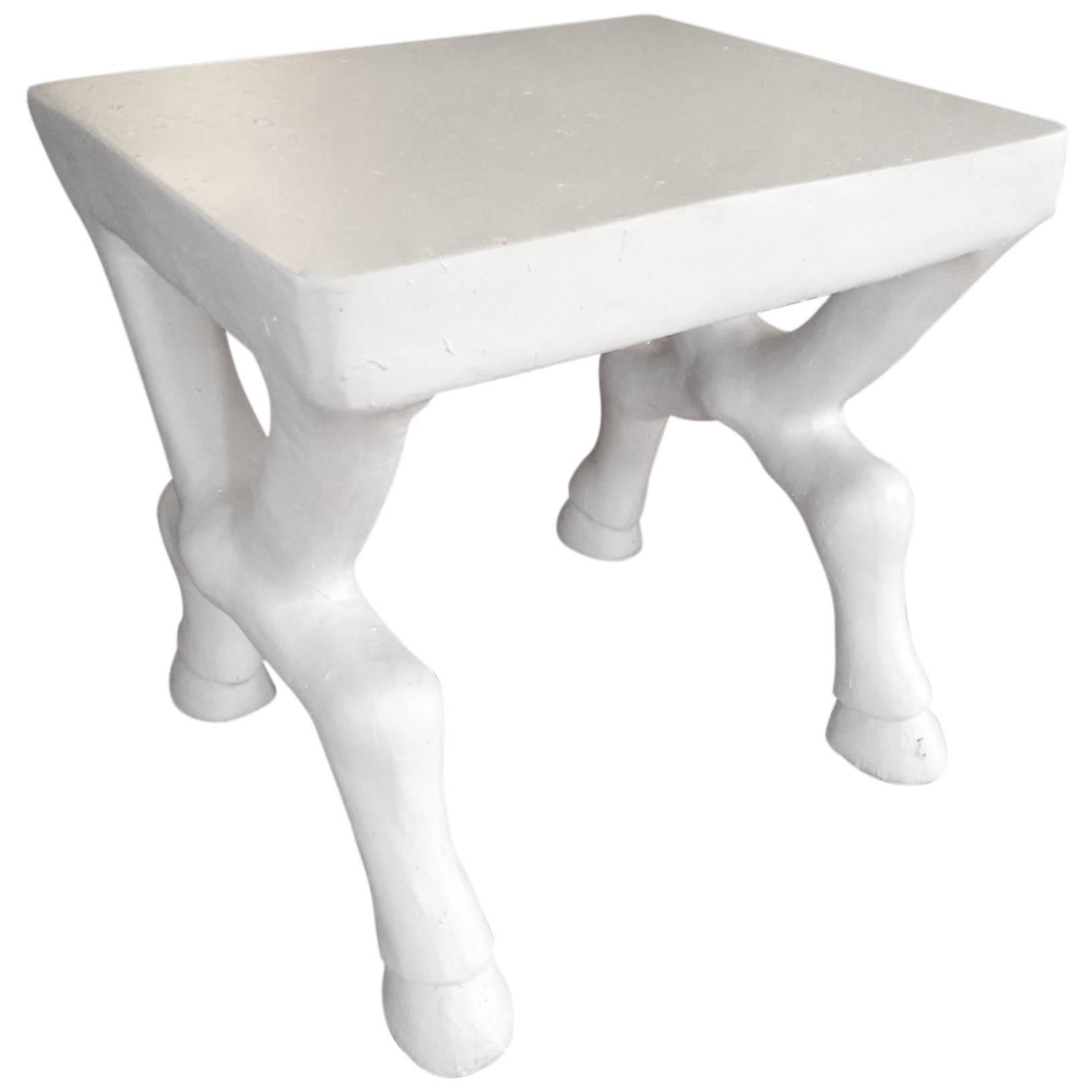 Rare Hoof Table in the Manner of John Dickinson at 1stDibs