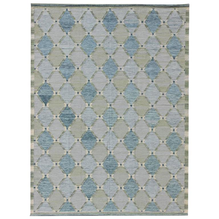 Large Scandinavian Swedish Design Rug at 1stDibs