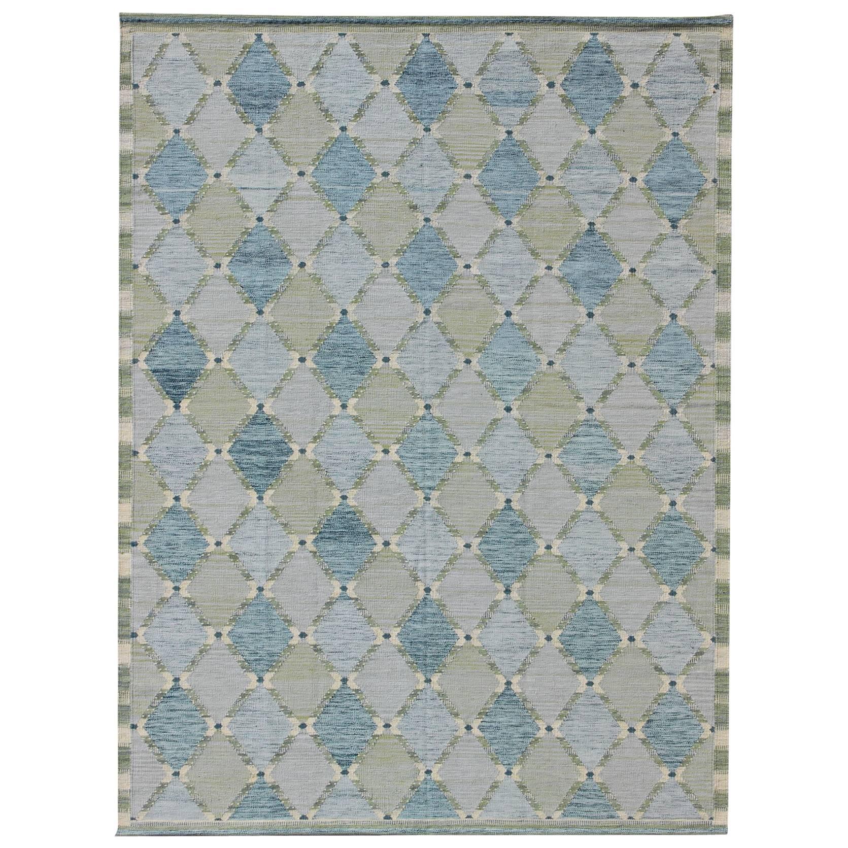 Large Scandinavian Swedish Design Rug at 1stDibs