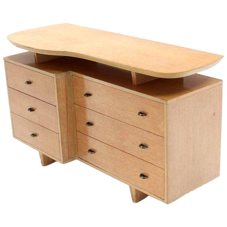 Unusual Mid-Century Modern Floating Top Dresser For Sale at 1stdibs