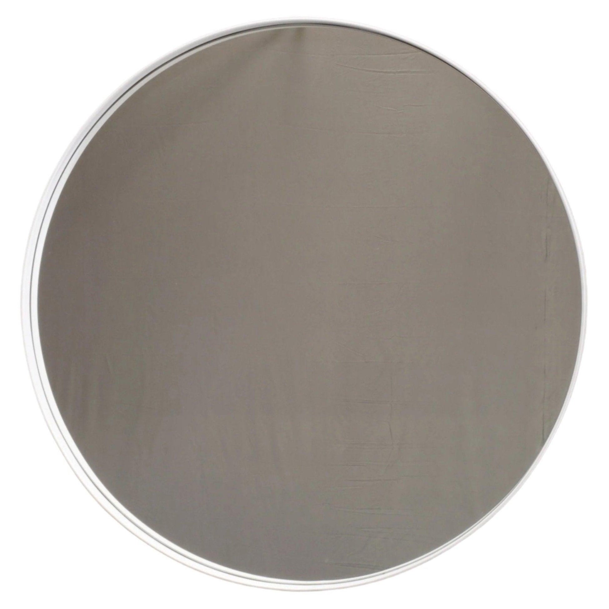 Hay Round Mirror with Detachable Strap For Sale at 1stDibs