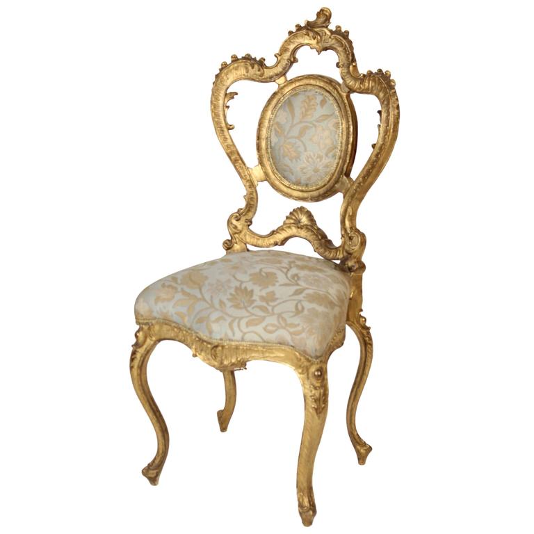 Rococo Revival Vanity Chair at 1stDibs