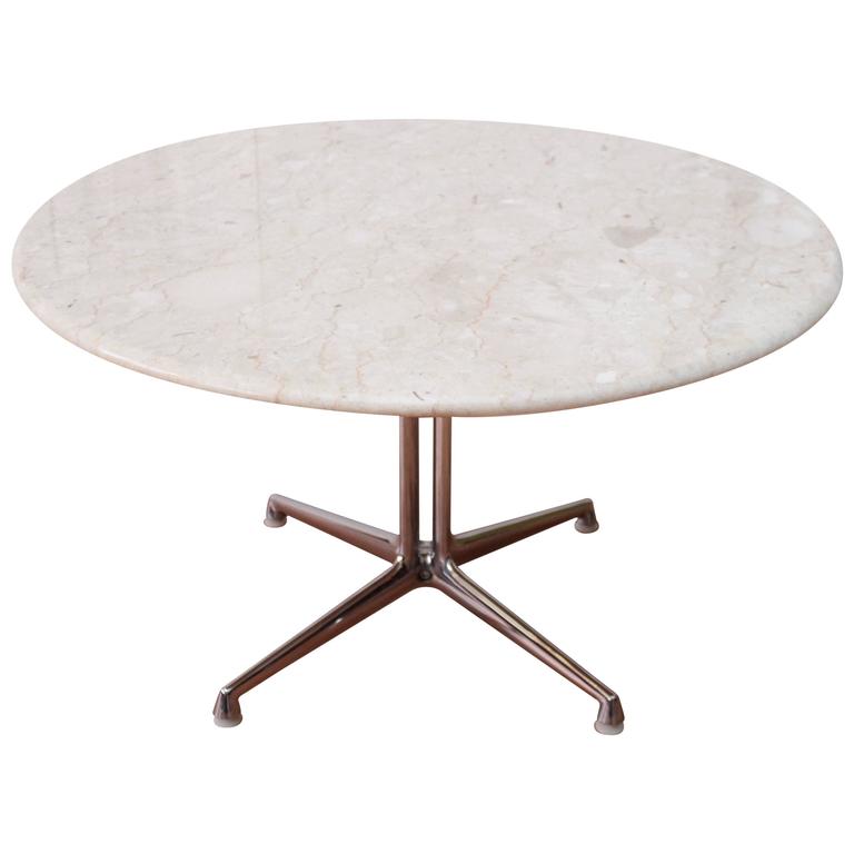 Herman Miller Marble Side End Table at 1stDibs