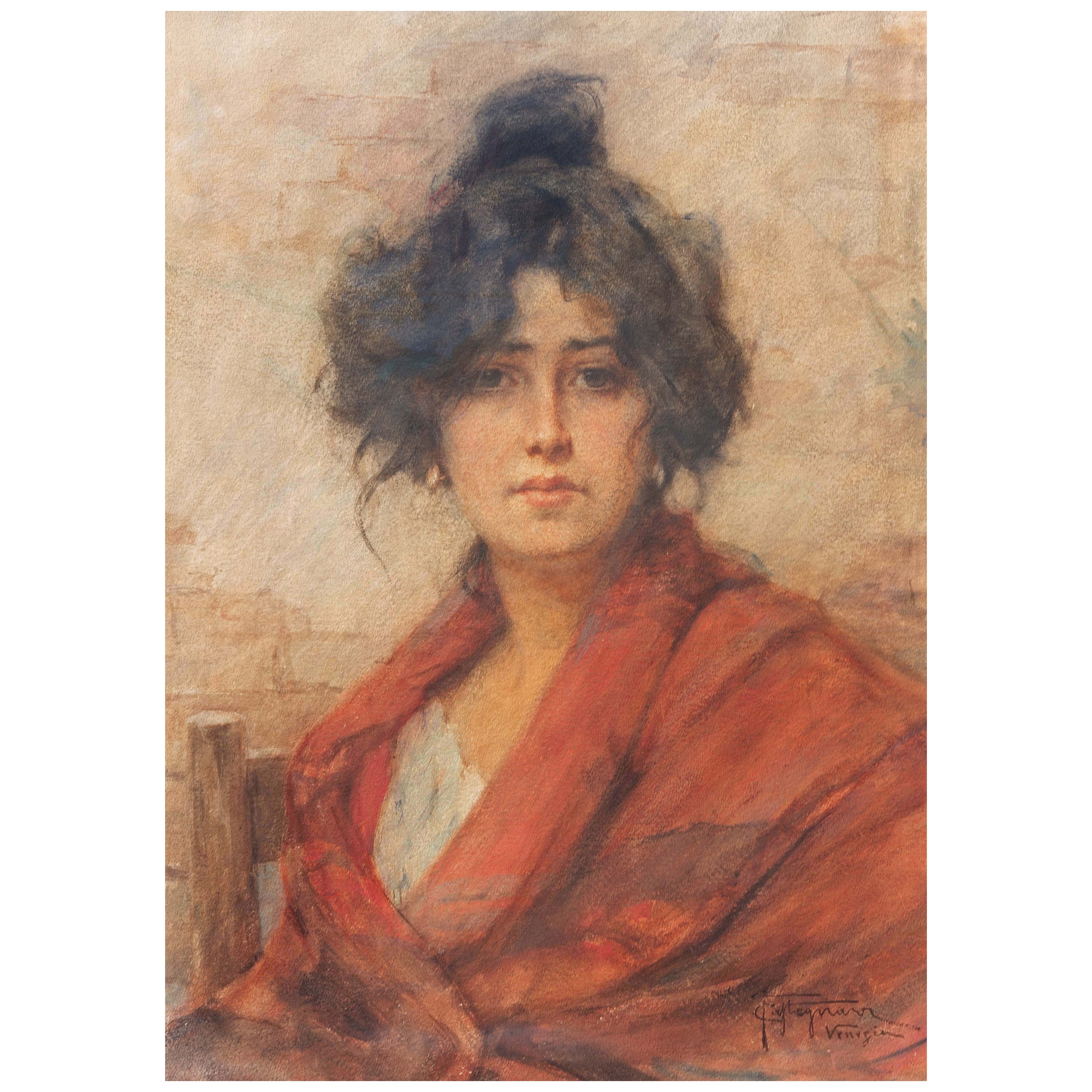 Portrait of African American Woman by Anthony Sisti Circa 1930's For ...