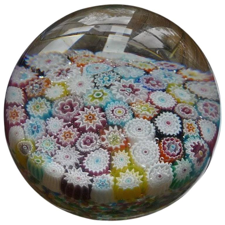 Paperweight Millefiori Murano at 1stDibs