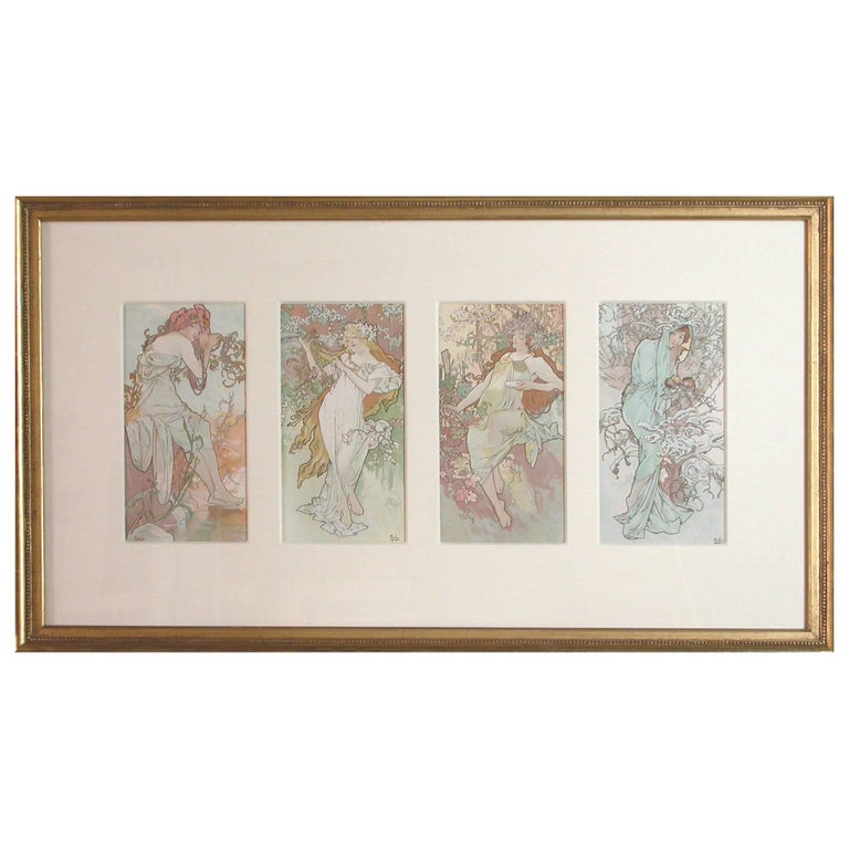 Alphonse Mucha Spring Night