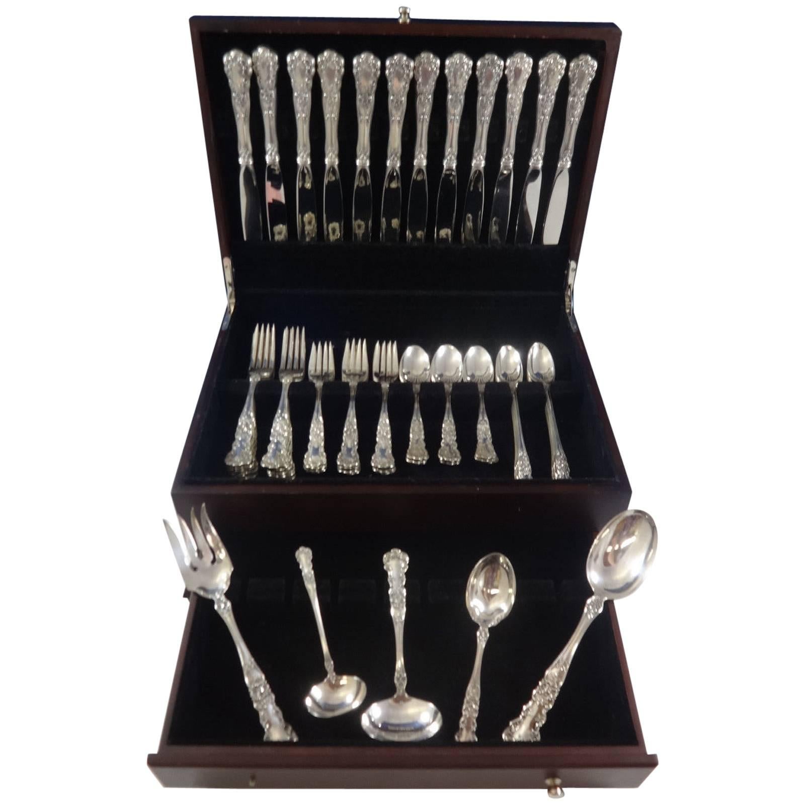 Buttercup by Gorham Sterling Silver Flatware Set for 12 Dinner Size 65 ...