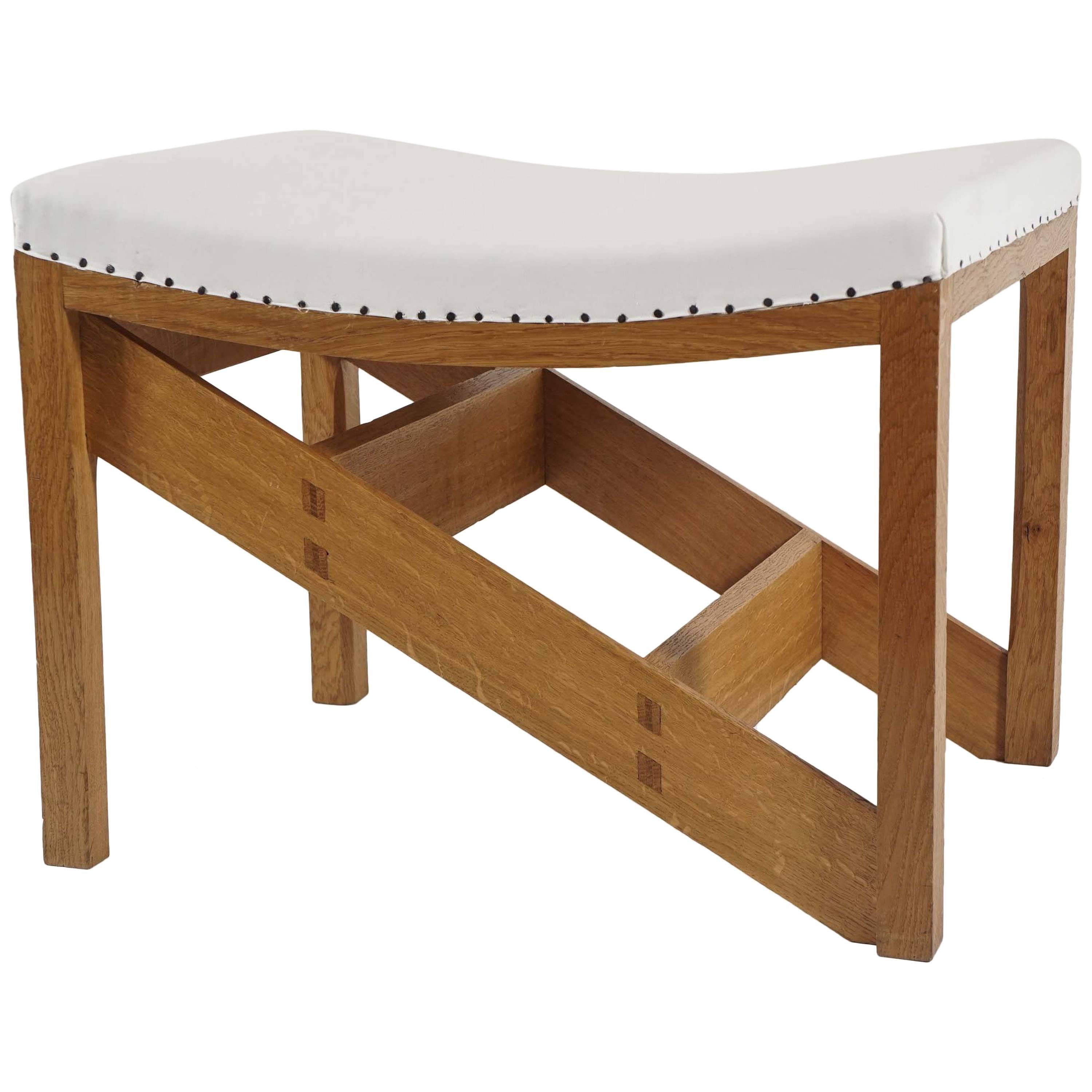 Elegant Oak Convertible Library Bench with Steps, England, circa 1980 ...