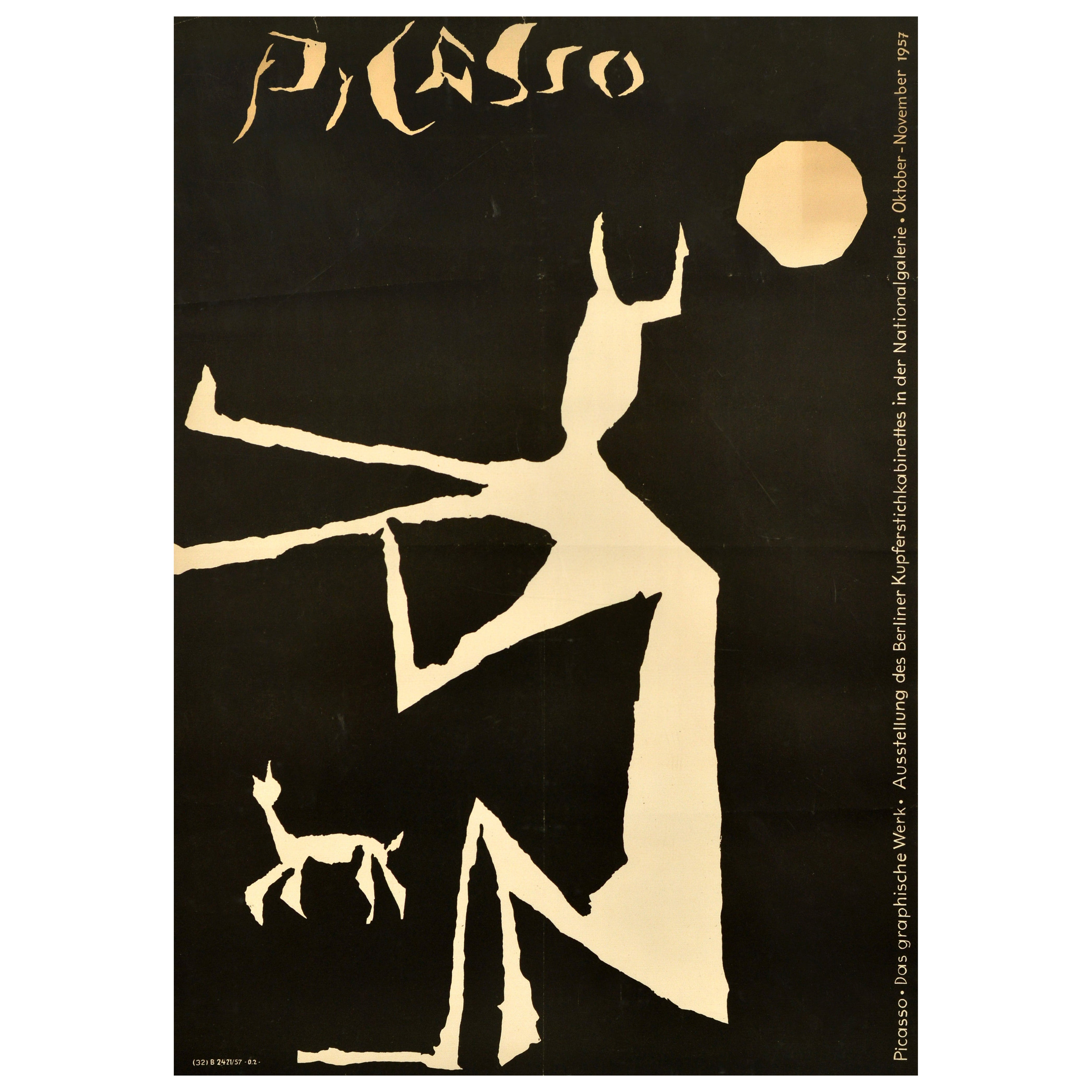 Pablo Picasso Poster for 1980 MOMA Exhibition at 1stDibs | pablo ...