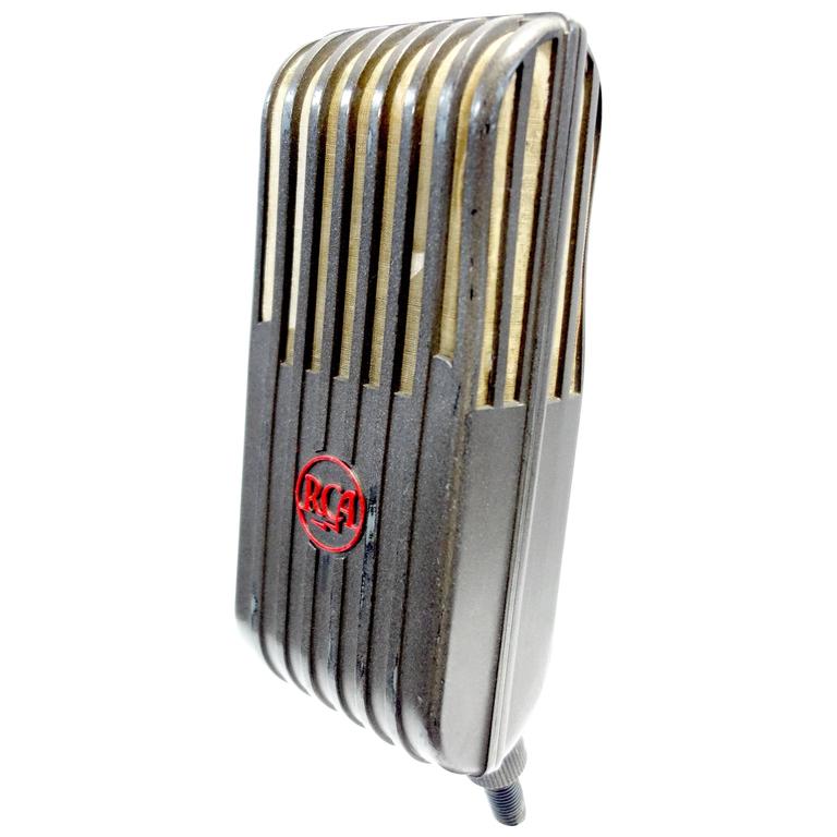 RCA Iconic 1940s Broadcast Studio Microphone, Unmolested, as Sculpture ...