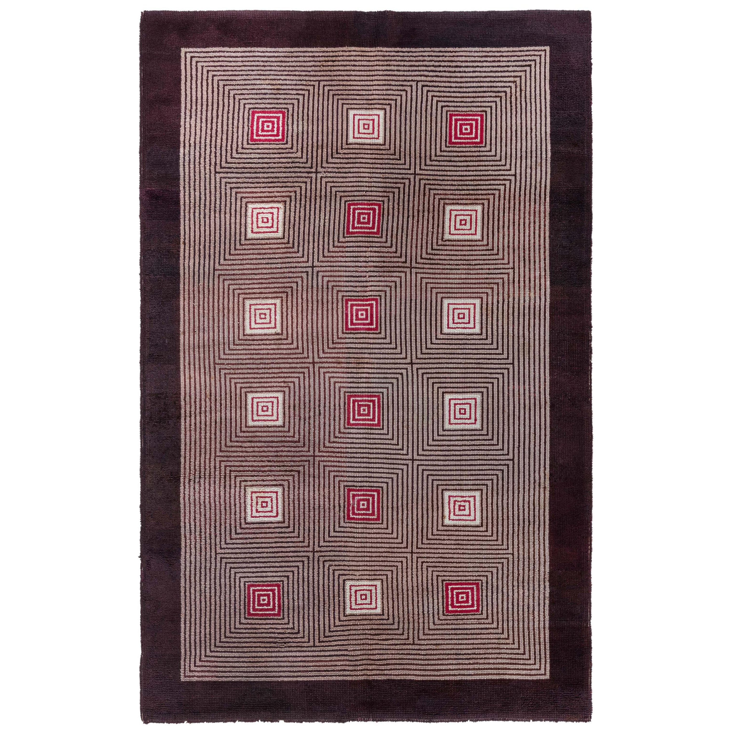 Doris Leslie Blau French Art Deco Rug For Sale at 1stDibs