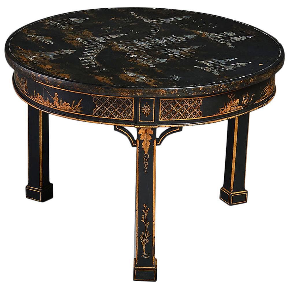 Chinese Lacquer Low Table at 1stDibs