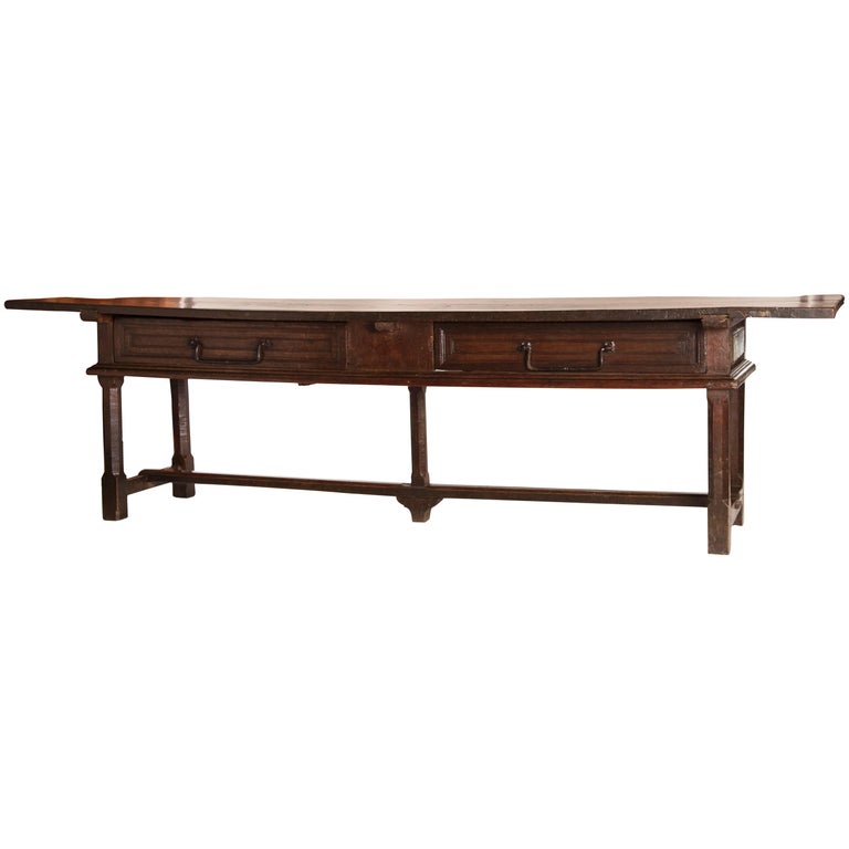 18th Century Spanish Library Table at 1stDibs