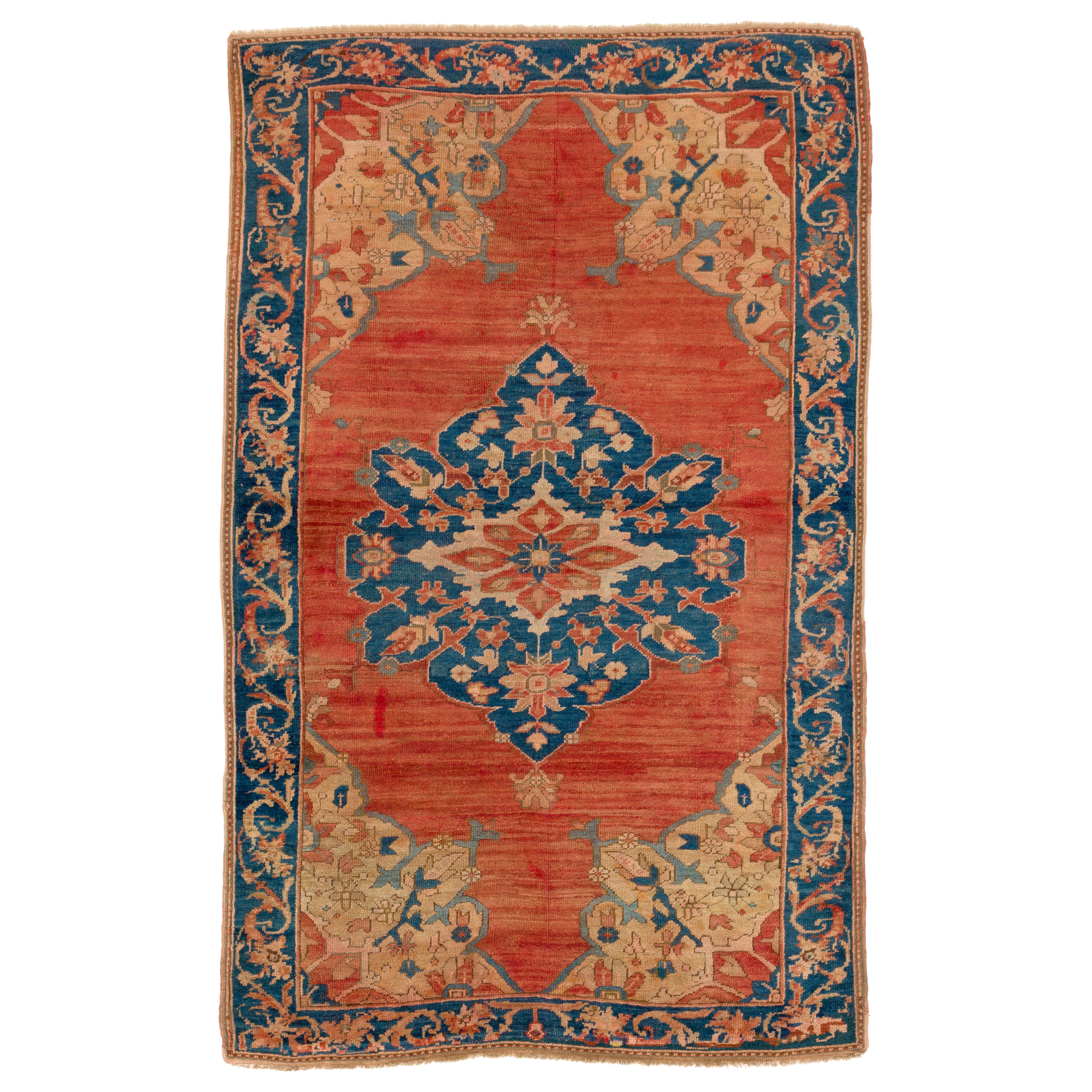 4.2x6.7 Ft Antique Turkish Magri 'Fethiye' Rug, Ca 1900 For Sale at 1stDibs