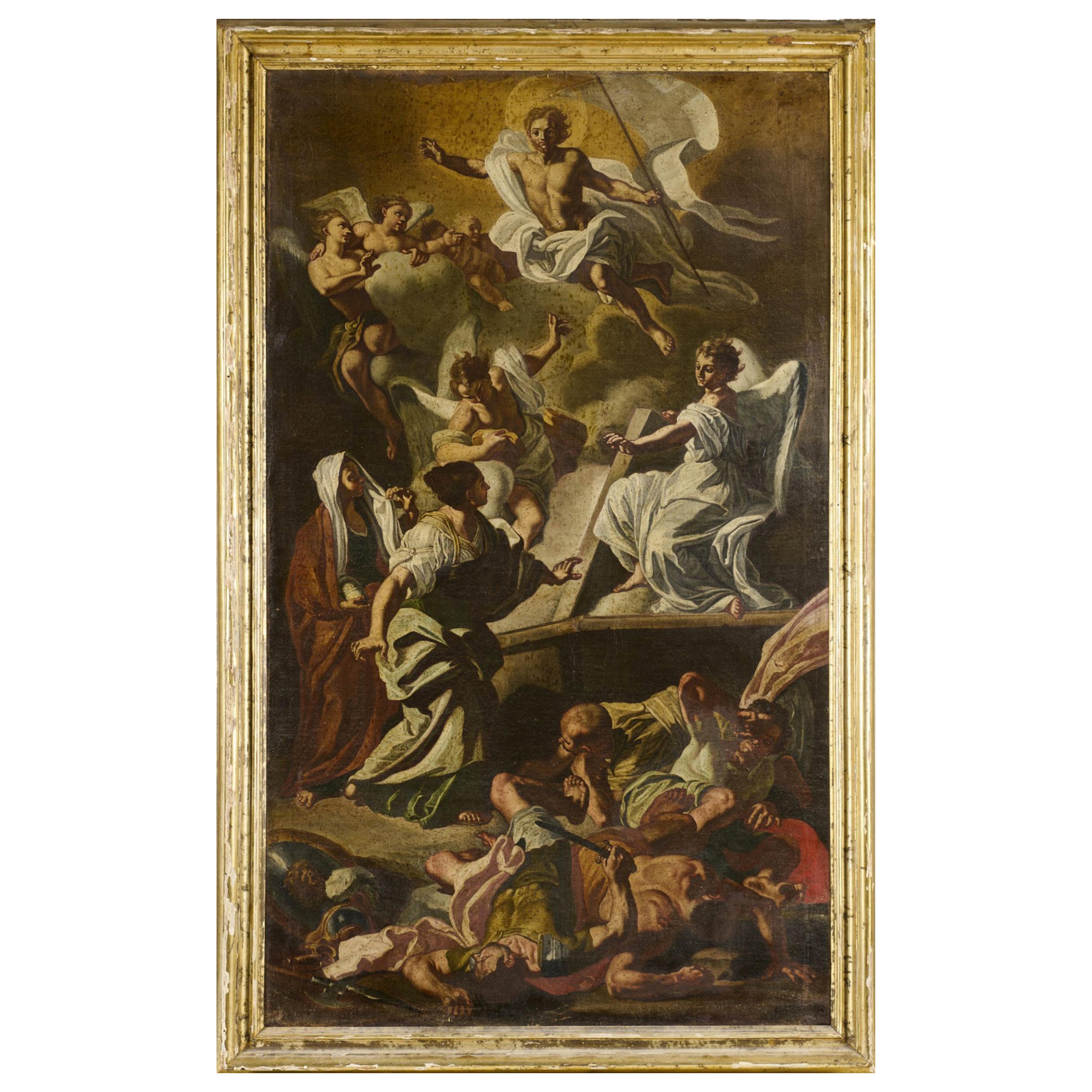 Attribution to Francesco Solimena "Resurrection of Christ" 18th Century For Sale at 1stDibs