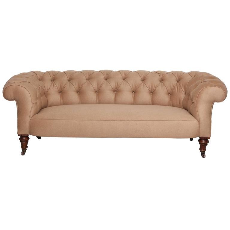 Cashmere Camel Chesterfield Sofa at 1stDibs