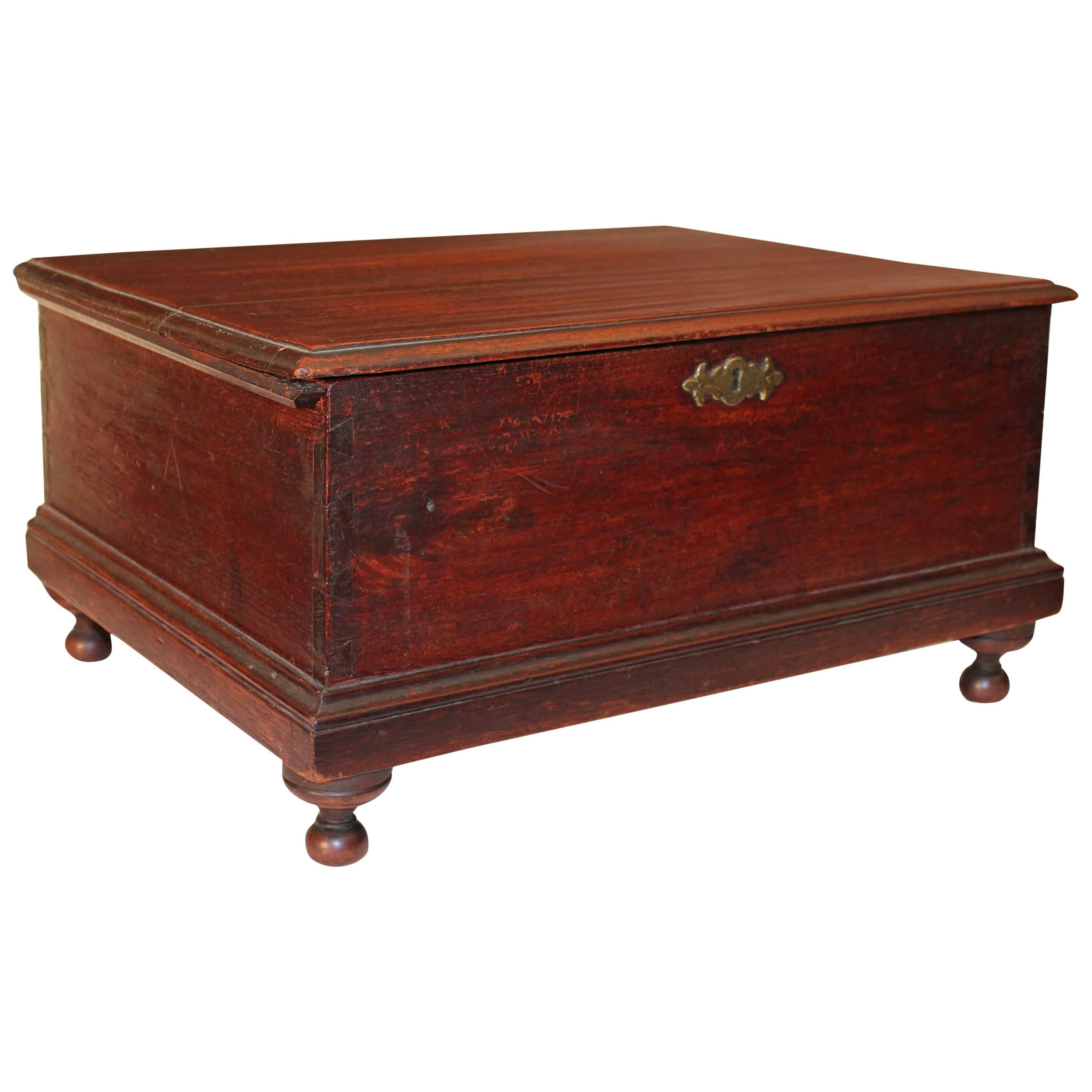 Walnut Queen Anne Bible Box at 1stDibs