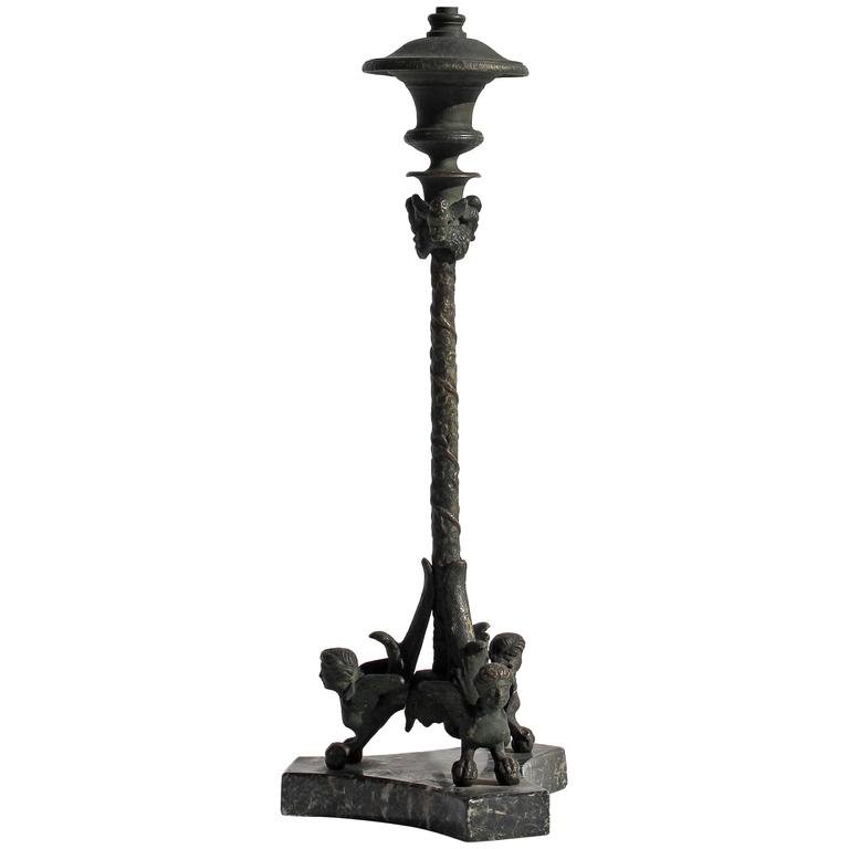 Classical Bronze Table Lamp at 1stDibs
