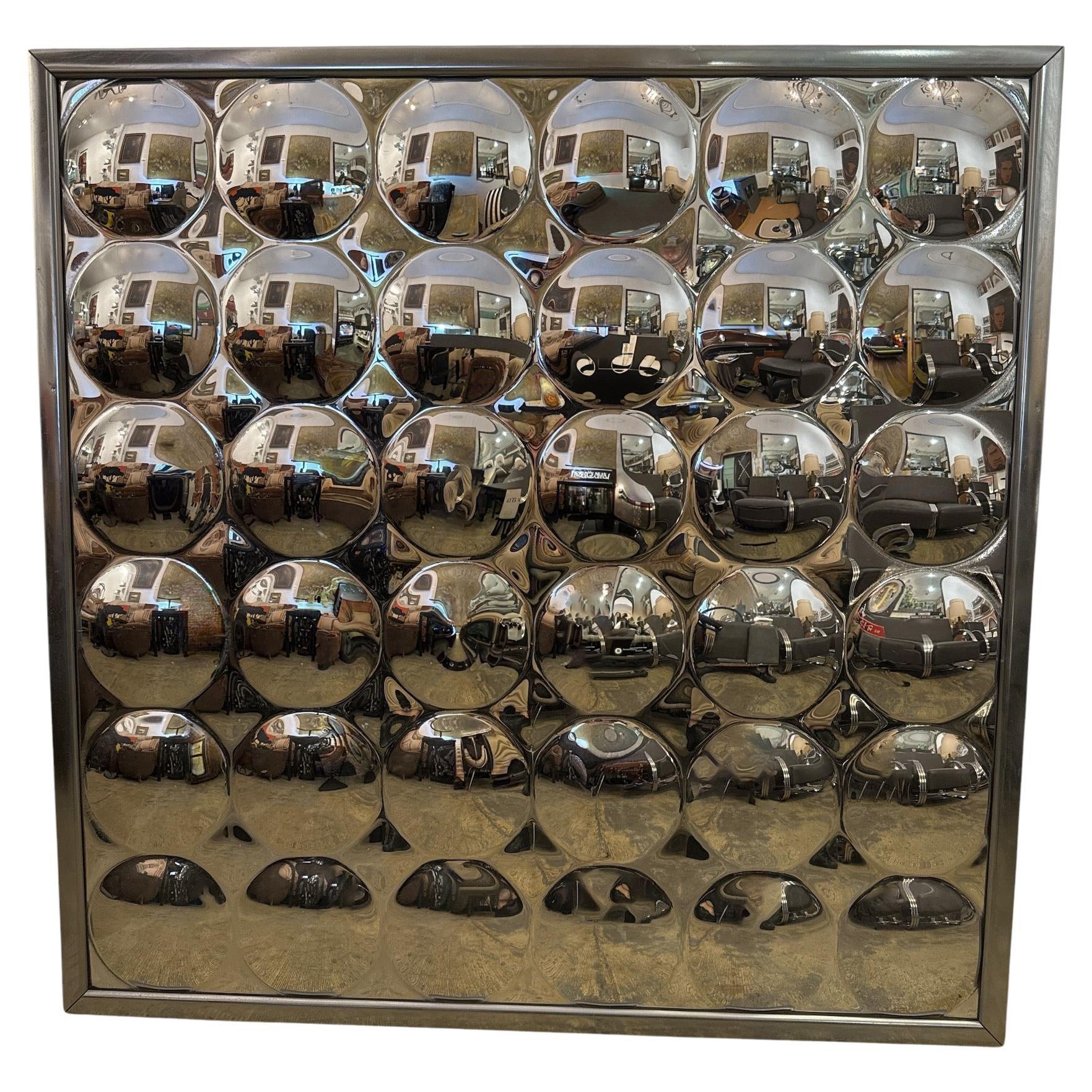 Large Bubble Mirror Wall Art For Sale at 1stDibs