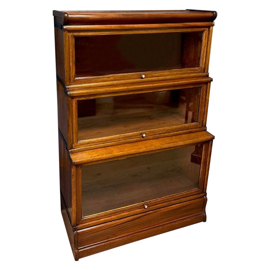 Antique Globe Wernicke Bookcase For Sale at 1stDibs