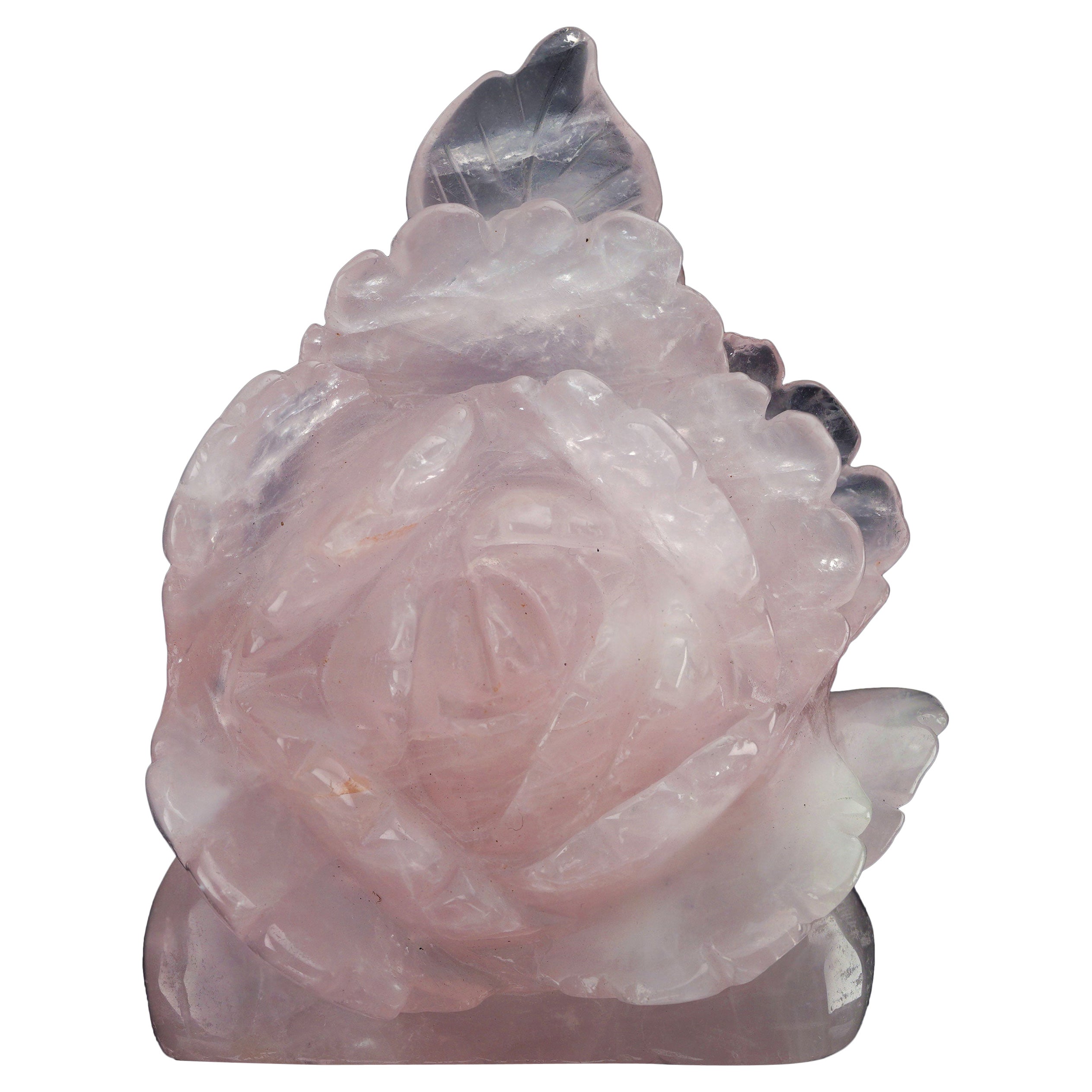 Brazilian Silver and Rose Quartz Sculpture Representing a Toucan at 1stDibs