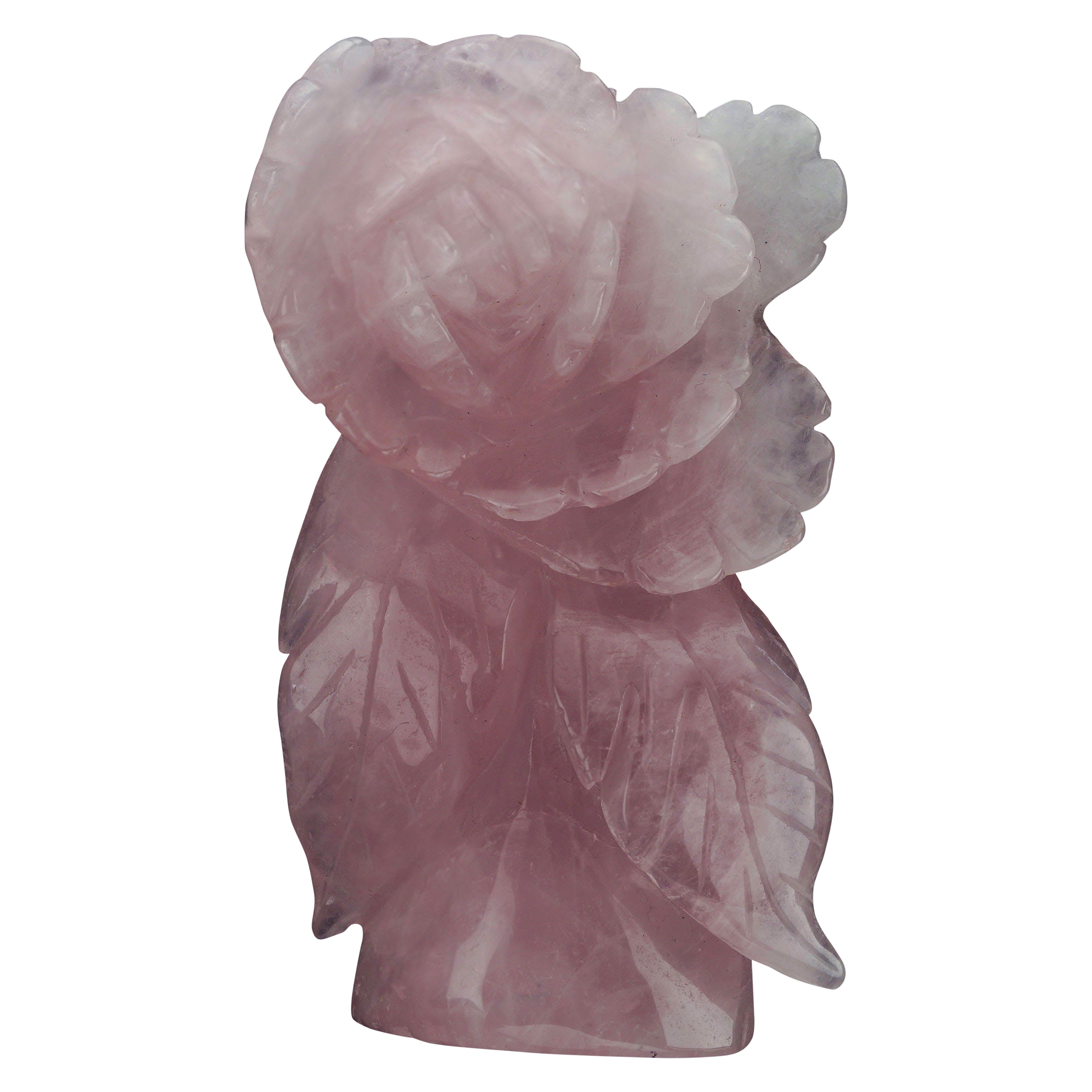 Brazilian Silver and Rose Quartz Sculpture Representing a Toucan at 1stDibs