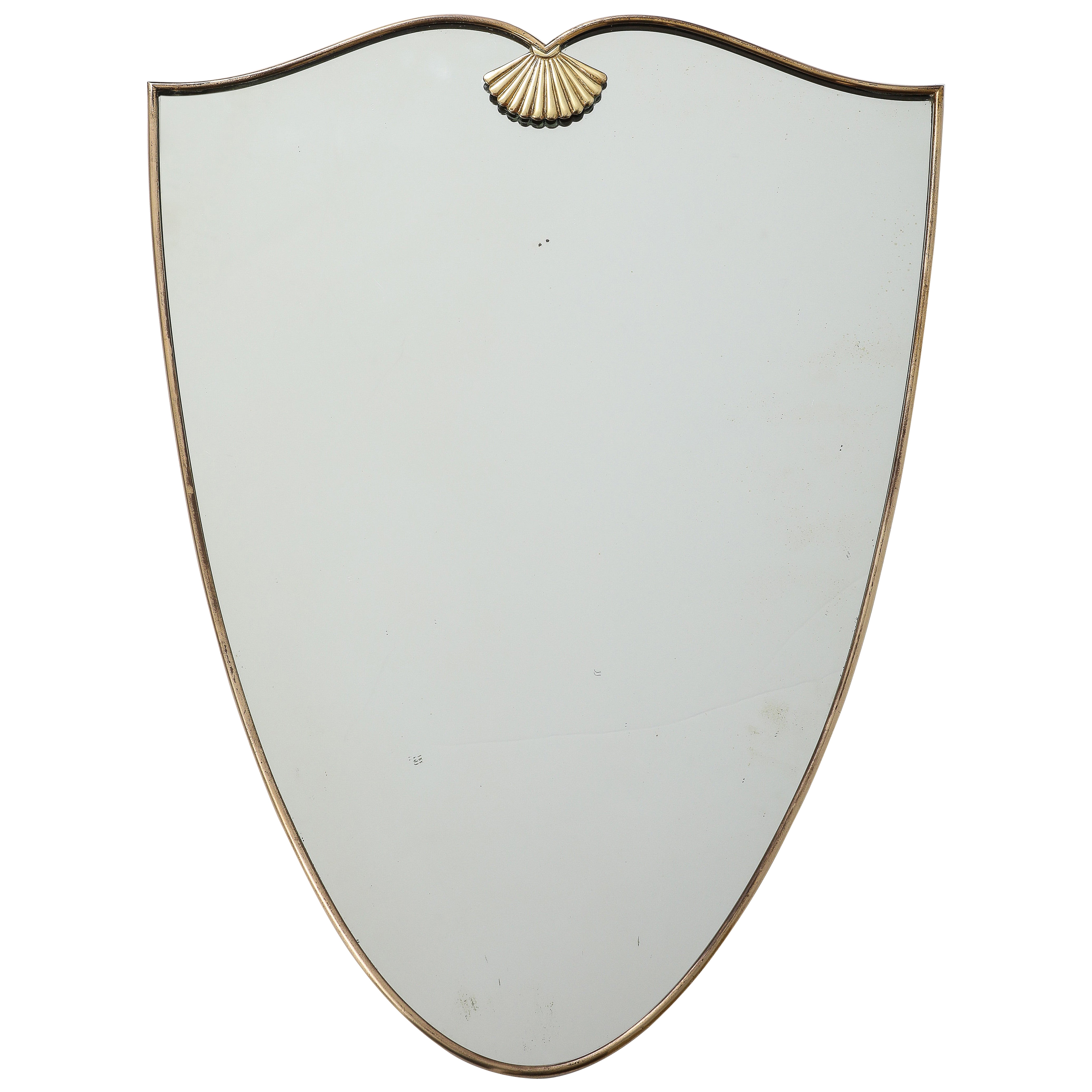 Italian Bamboo Oval Mirror, circa 1950 For Sale at 1stDibs