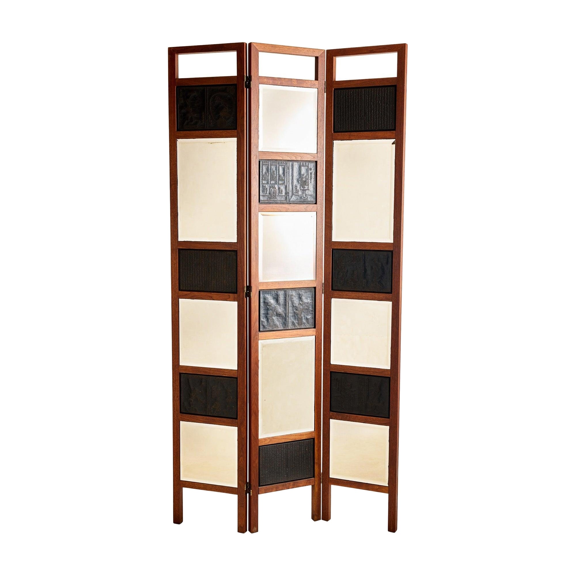 1950s Mahogany and Capiz Shell Gridded Panel For Sale at 1stDibs ...