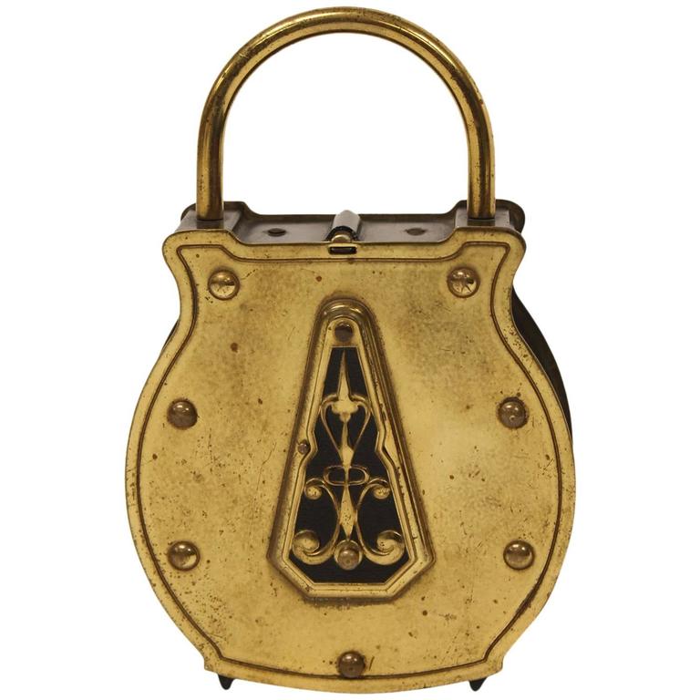 Carl Auböck Style Brass Lock Ashtray at 1stDibs