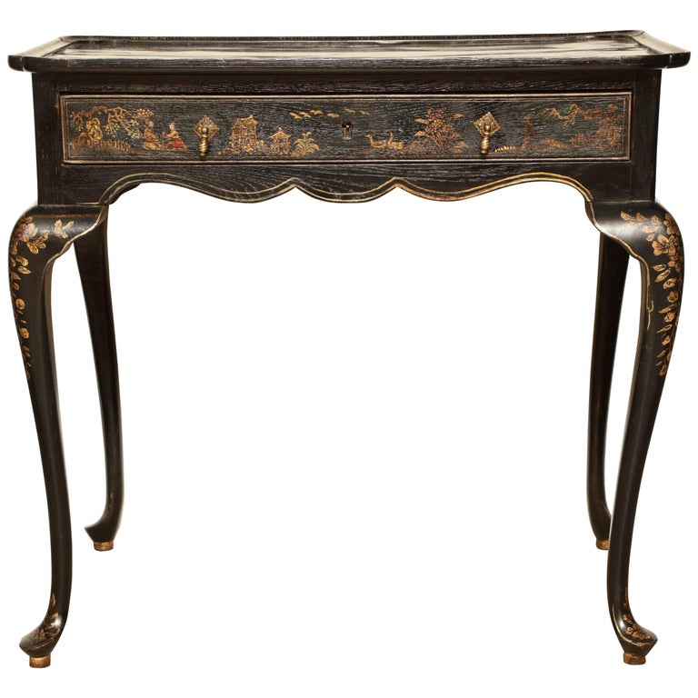 Queen Anne Lacquered Tea Table at 1stDibs
