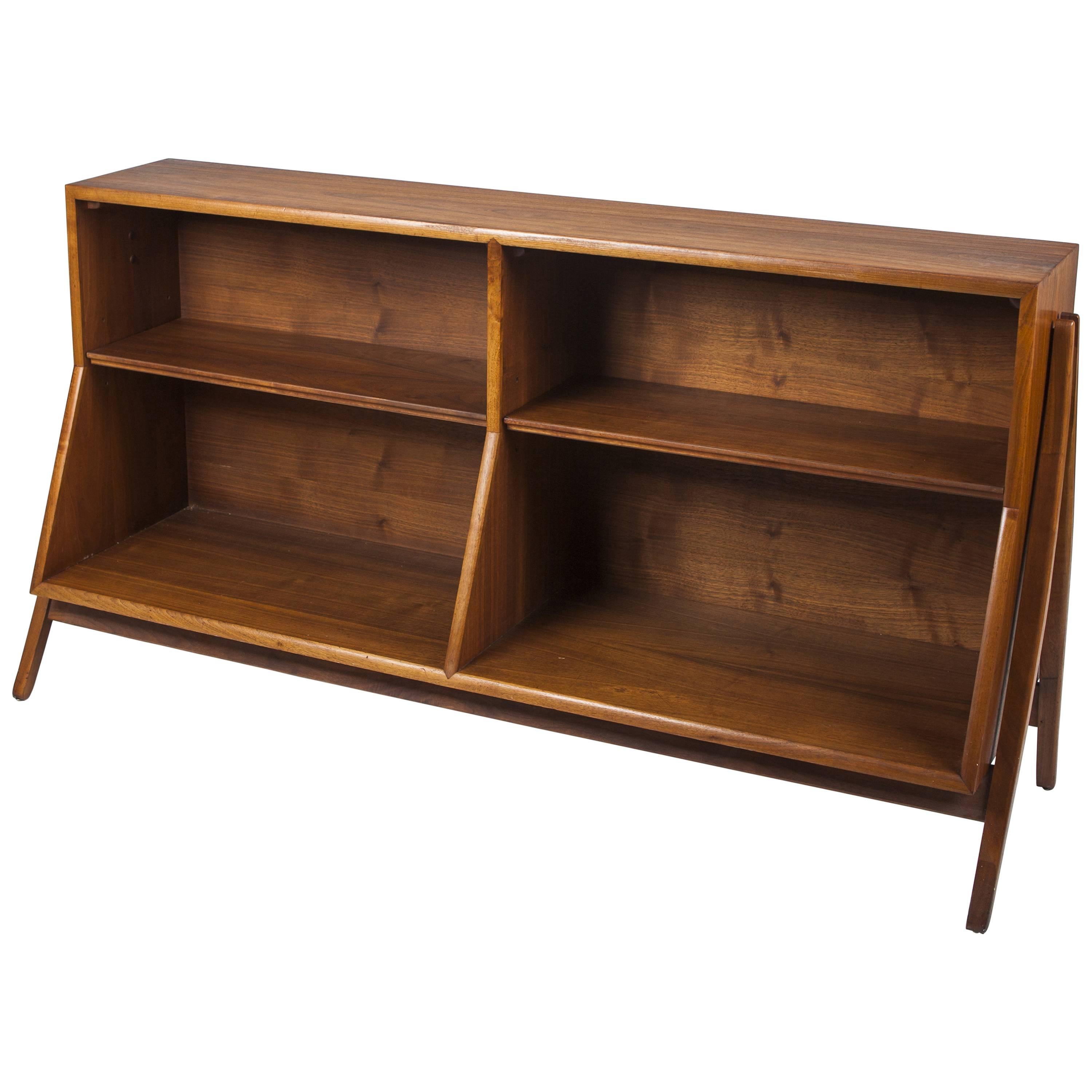 Drexel Declaration Walnut Bookshelf by Kipp Stewart and Stewart ...