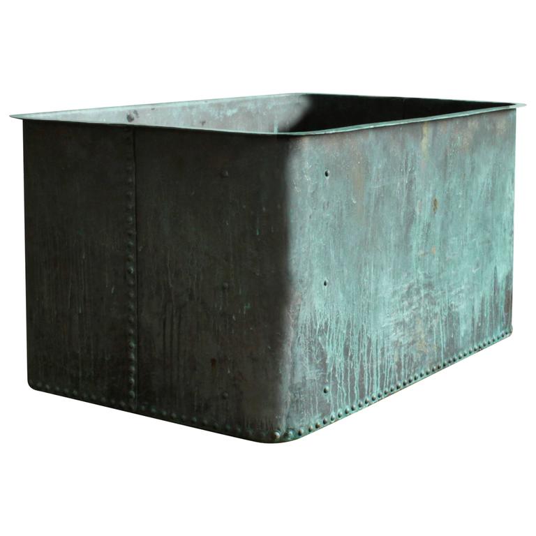 Large French Copper Cistern at 1stDibs