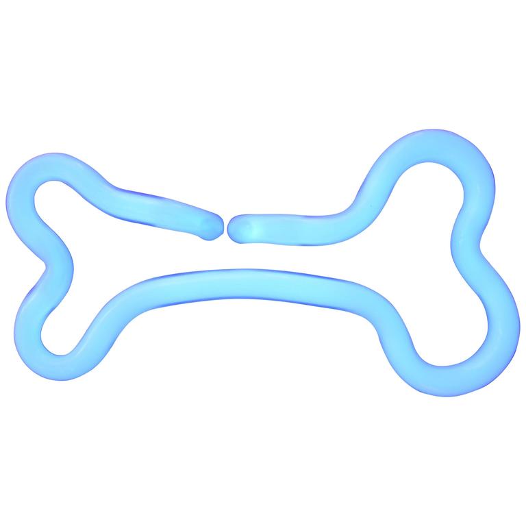 Blue Neon Dog Bone by Deepa Mann-Kler at 1stDibs