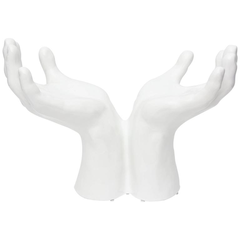 Monumental Italian Ceramic Hands Sculpture at 1stDibs | ceramic hand ...