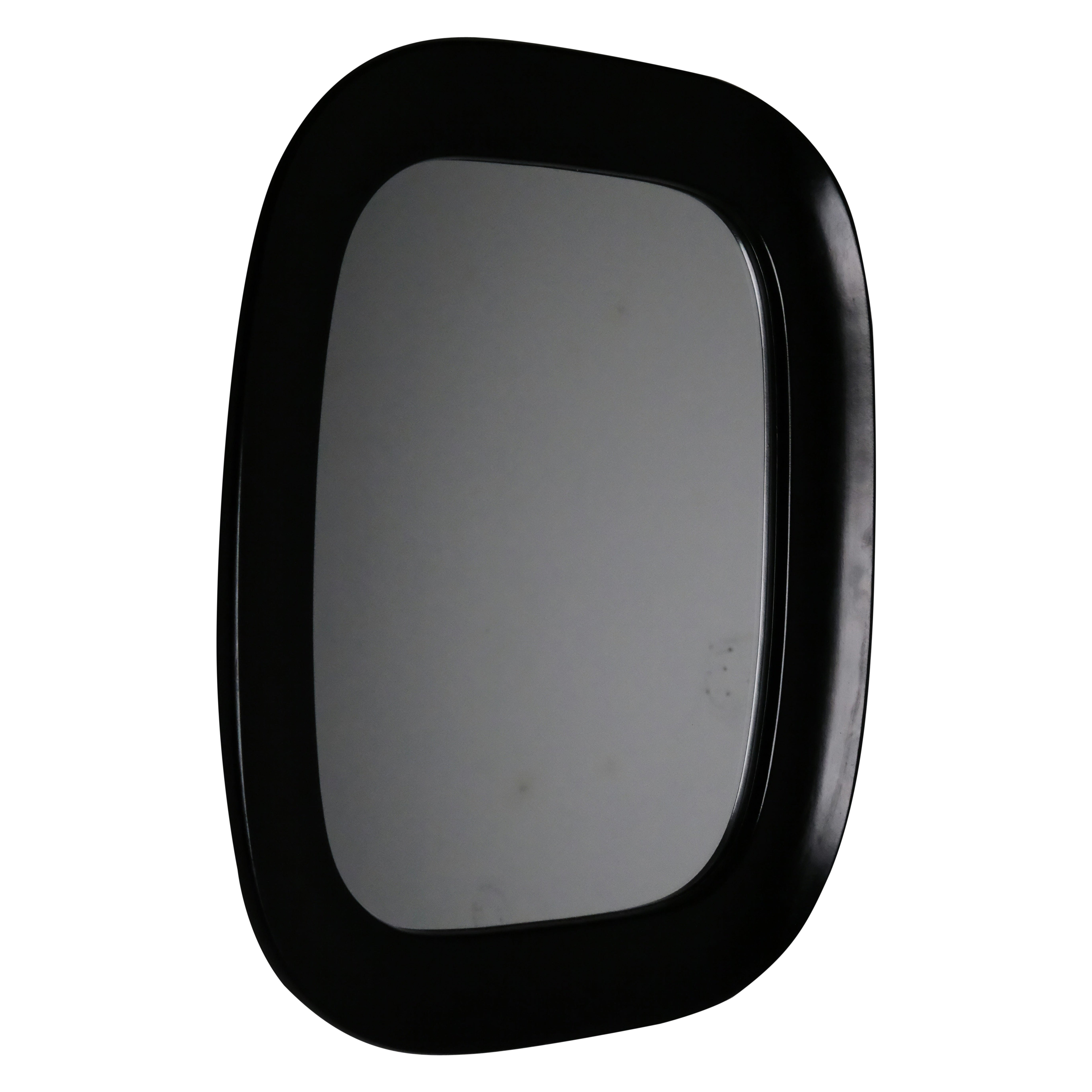 Swedish modern bamboo wall mirror by unknown designer, 1950s Swedish modern bamboo wall mirror by unknown designer, 1950s