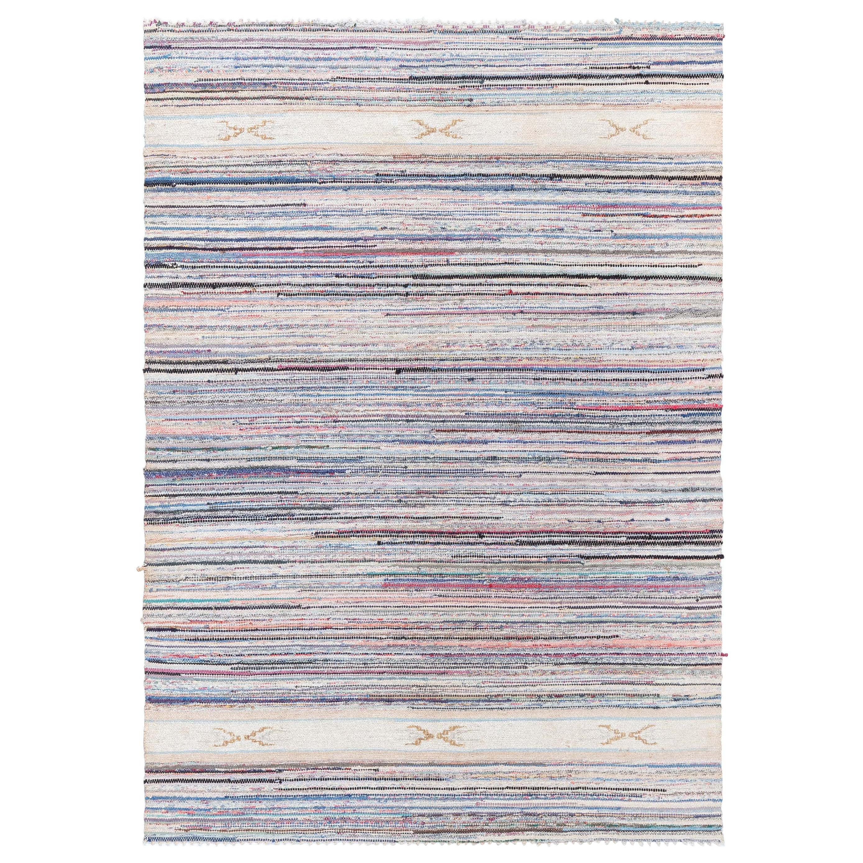 Doris Leslie Blau Vintage Swedish Flat Woven Rug by Marianne Richter AB ...