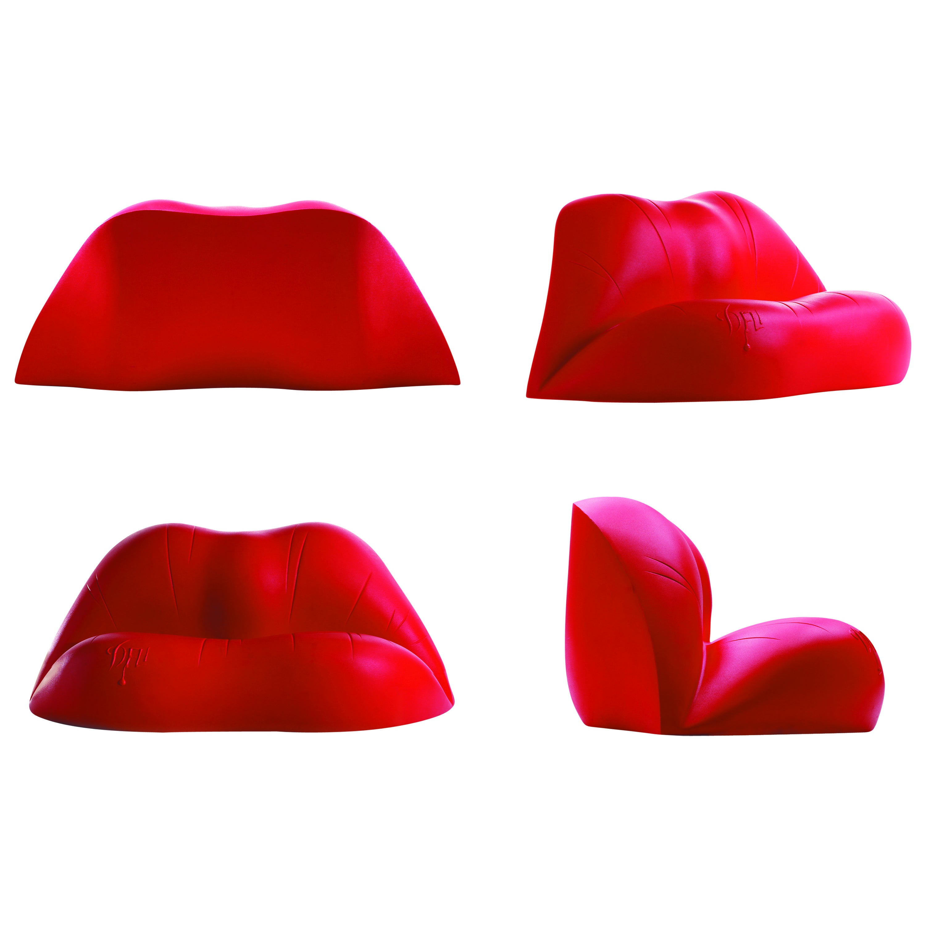 Salvador Dali, Contemporary, Red Dali Lips Sofa For Sale at 1stDibs