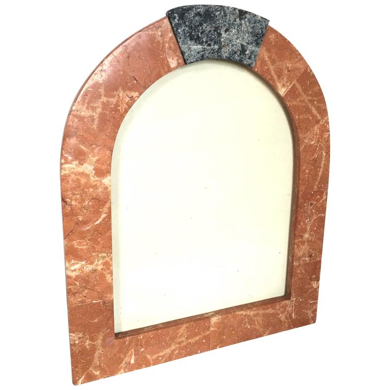 Memphis Style Marble Picture Frame For Sale at 1stDibs